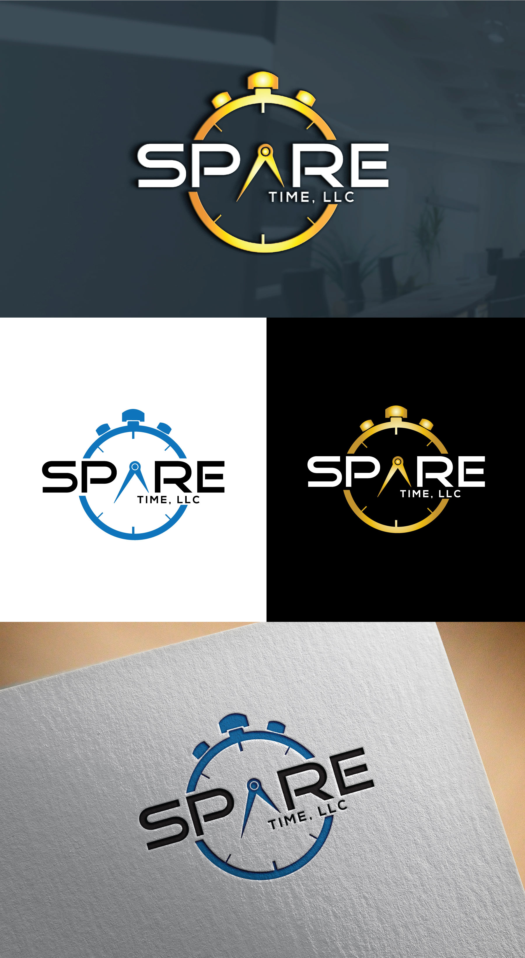 Logo Design for Spare Time, LLC by Palash0077 | Design #33066035