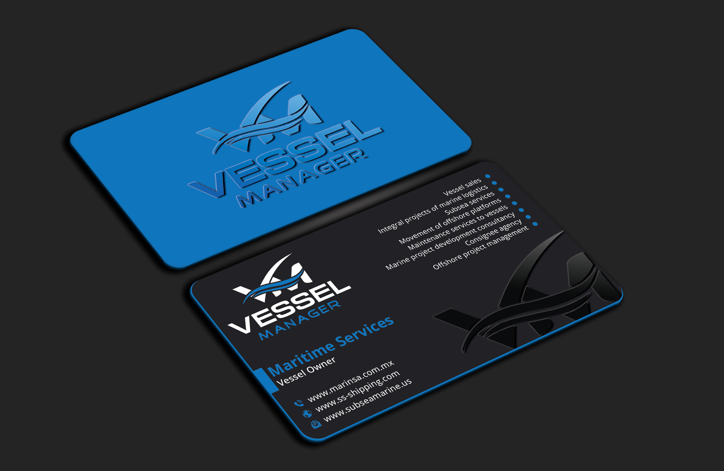 Upmarket, Elegant, offshore Business Card Design for A&R MARITIME by ...