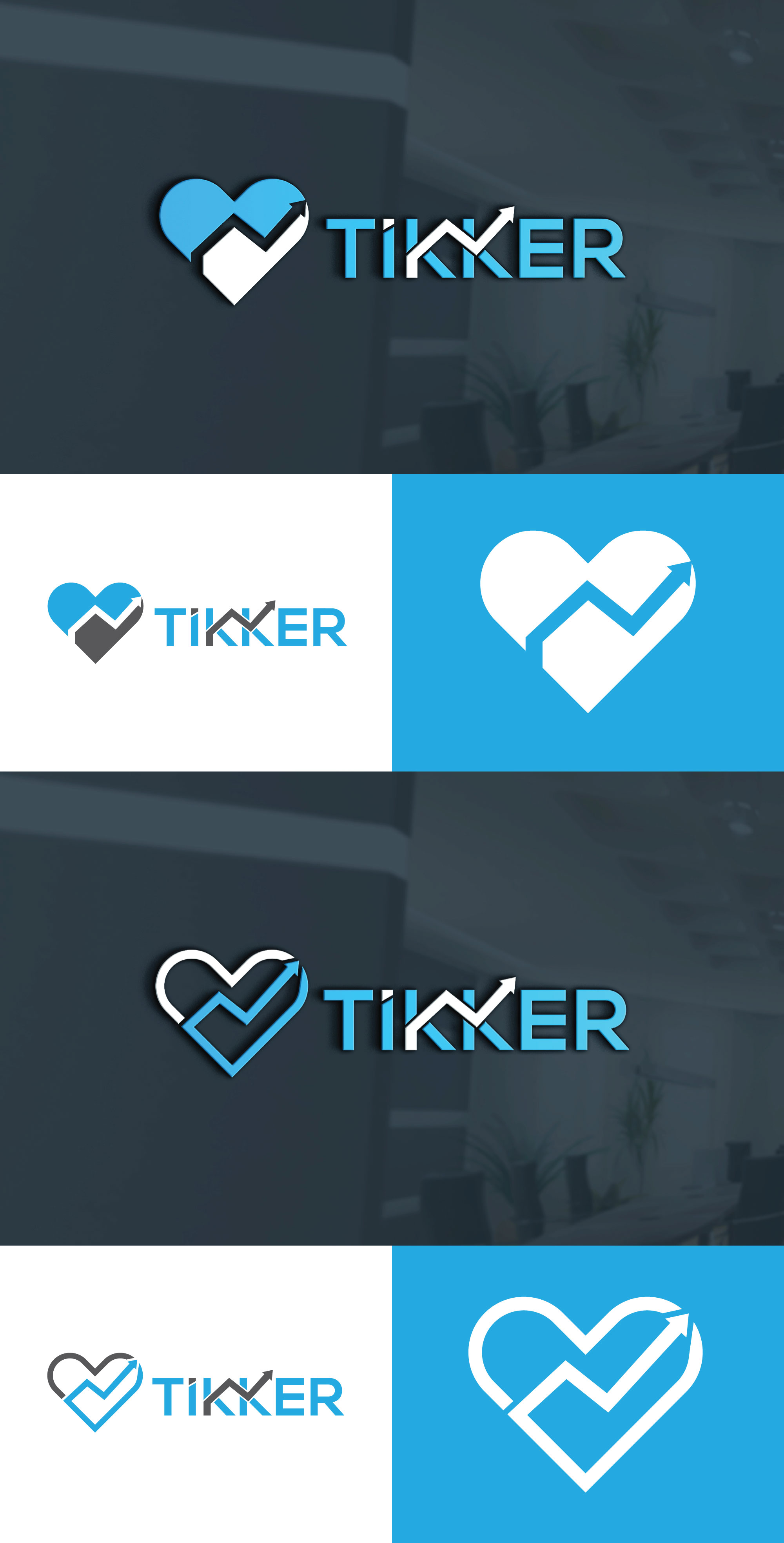 Modern, Serious Logo Design for Tikker by nur321 | Design #33119551