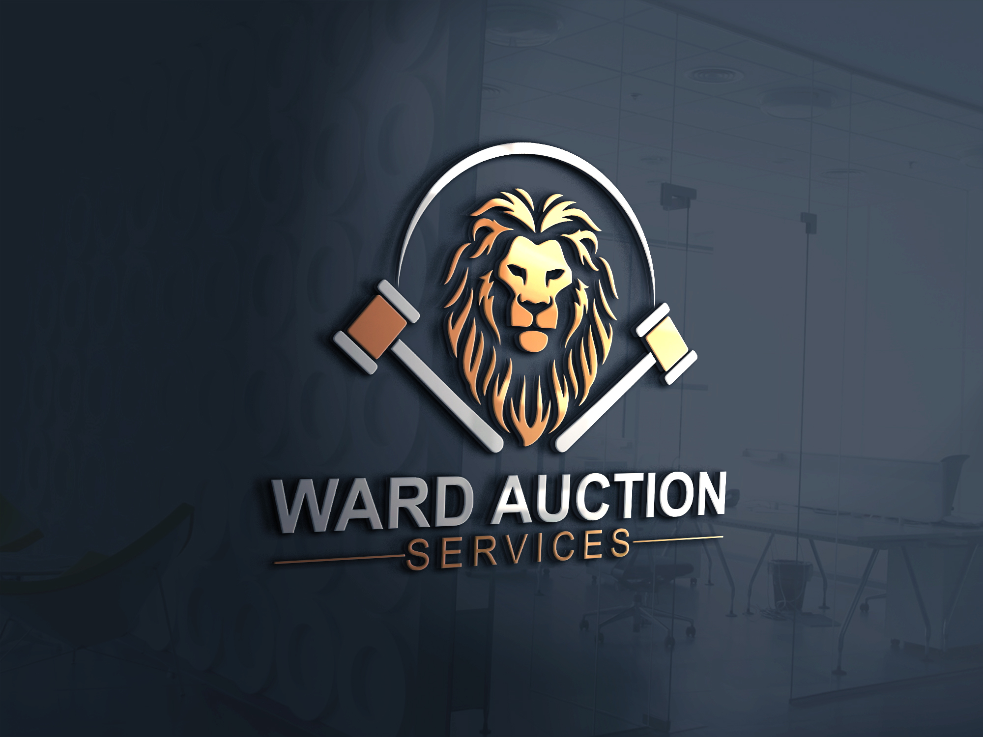 Bold, Serious, Real Estate Logo Design for Ward Auction Services by Mk_Graphix | Design #33072422