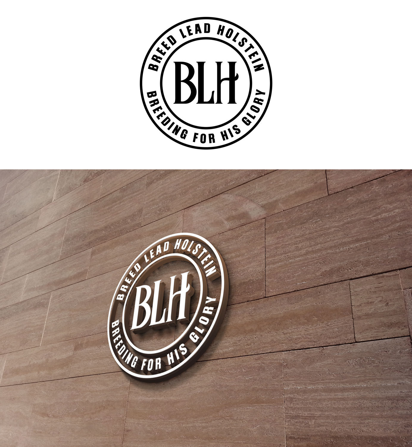 Elegant, Playful Logo Design for BREED LEAD HOLSTEIN / BREEDING FOR HIS ...