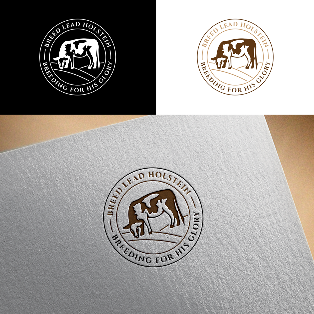 Elegant, Playful Logo Design for BREED LEAD HOLSTEIN / BREEDING FOR HIS ...