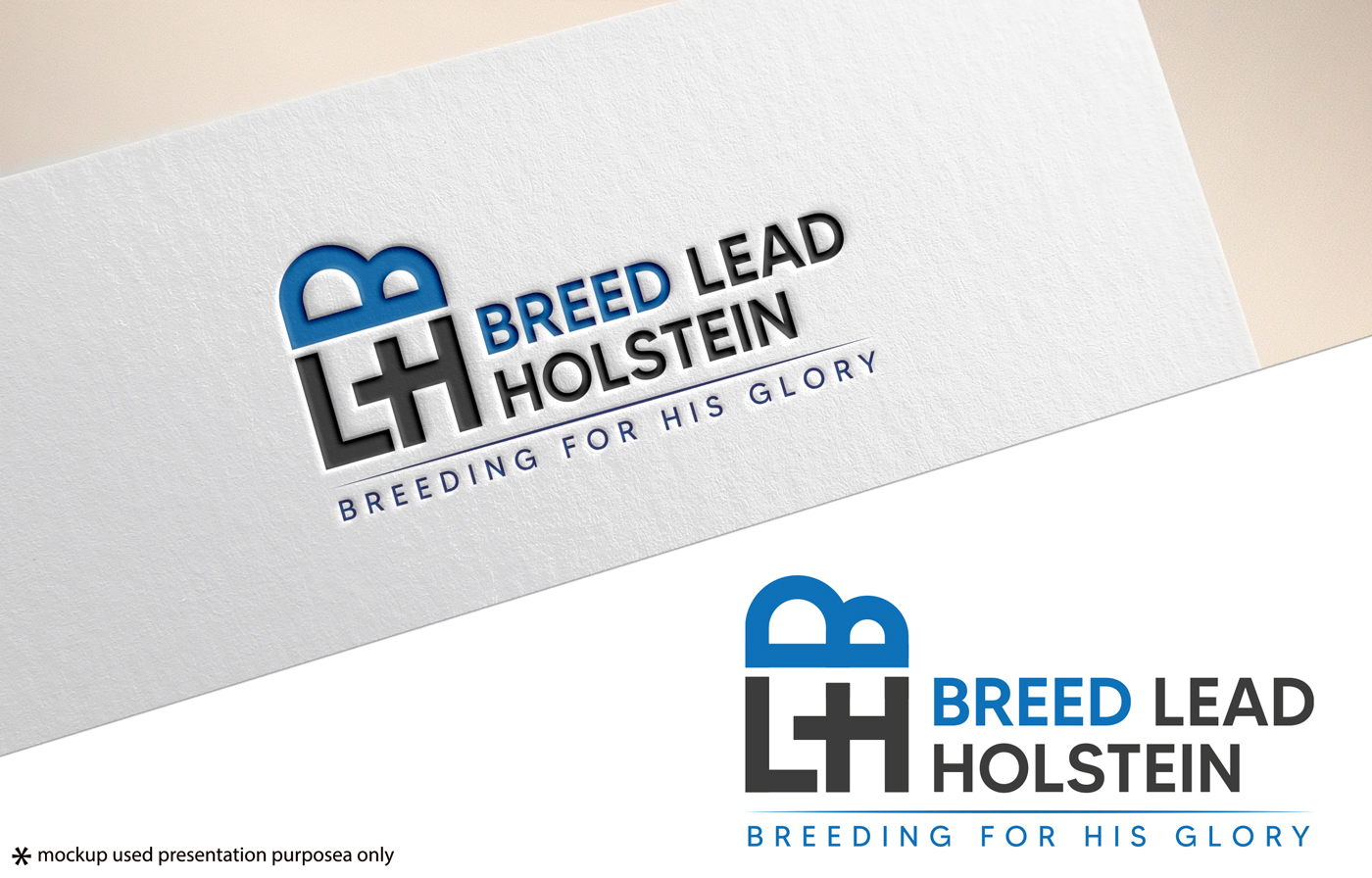 Elegant, Playful Logo Design for BREED LEAD HOLSTEIN / BREEDING FOR HIS ...