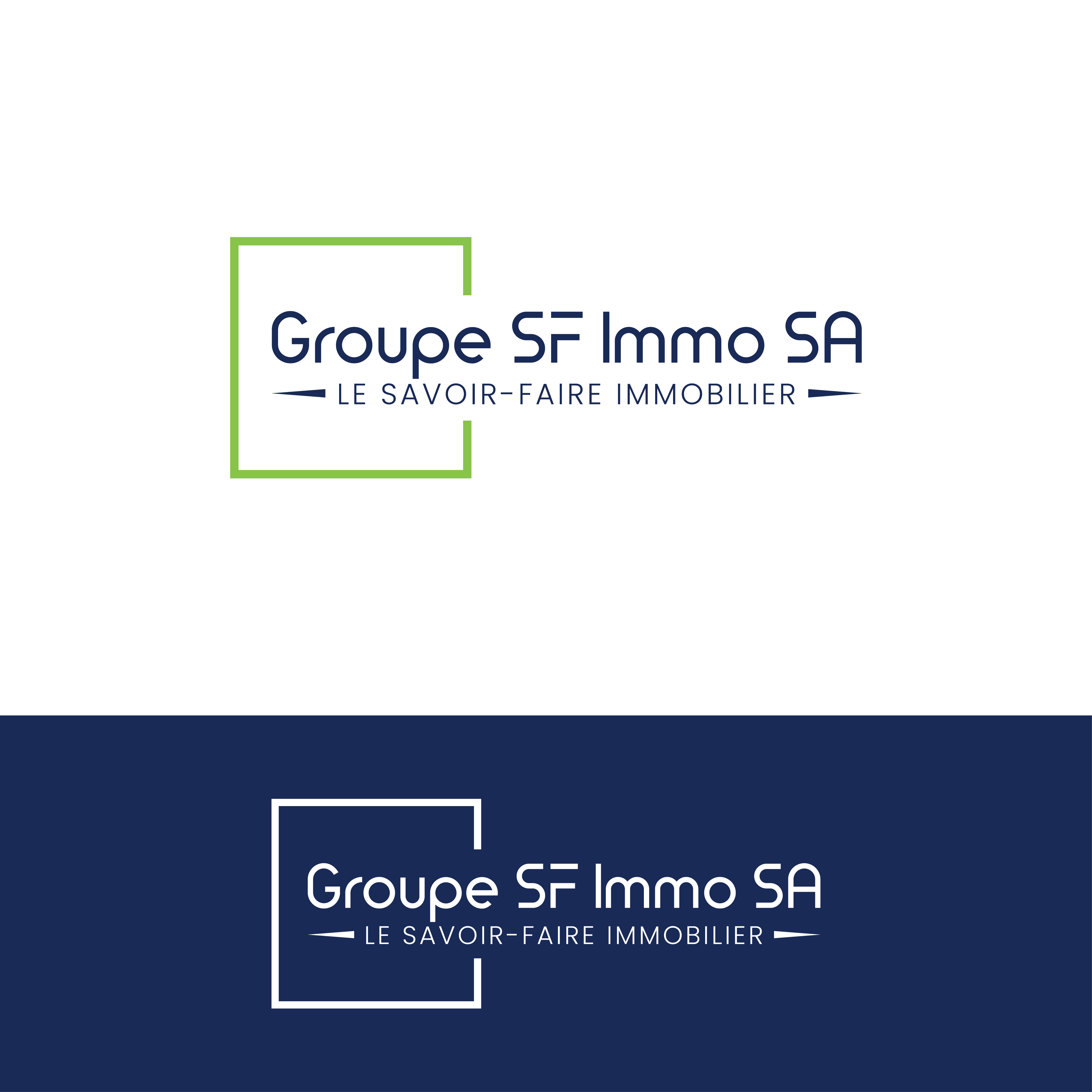 Elegant, Playful, Real Estate Logo Design for Groupe SF Immo SA and ...