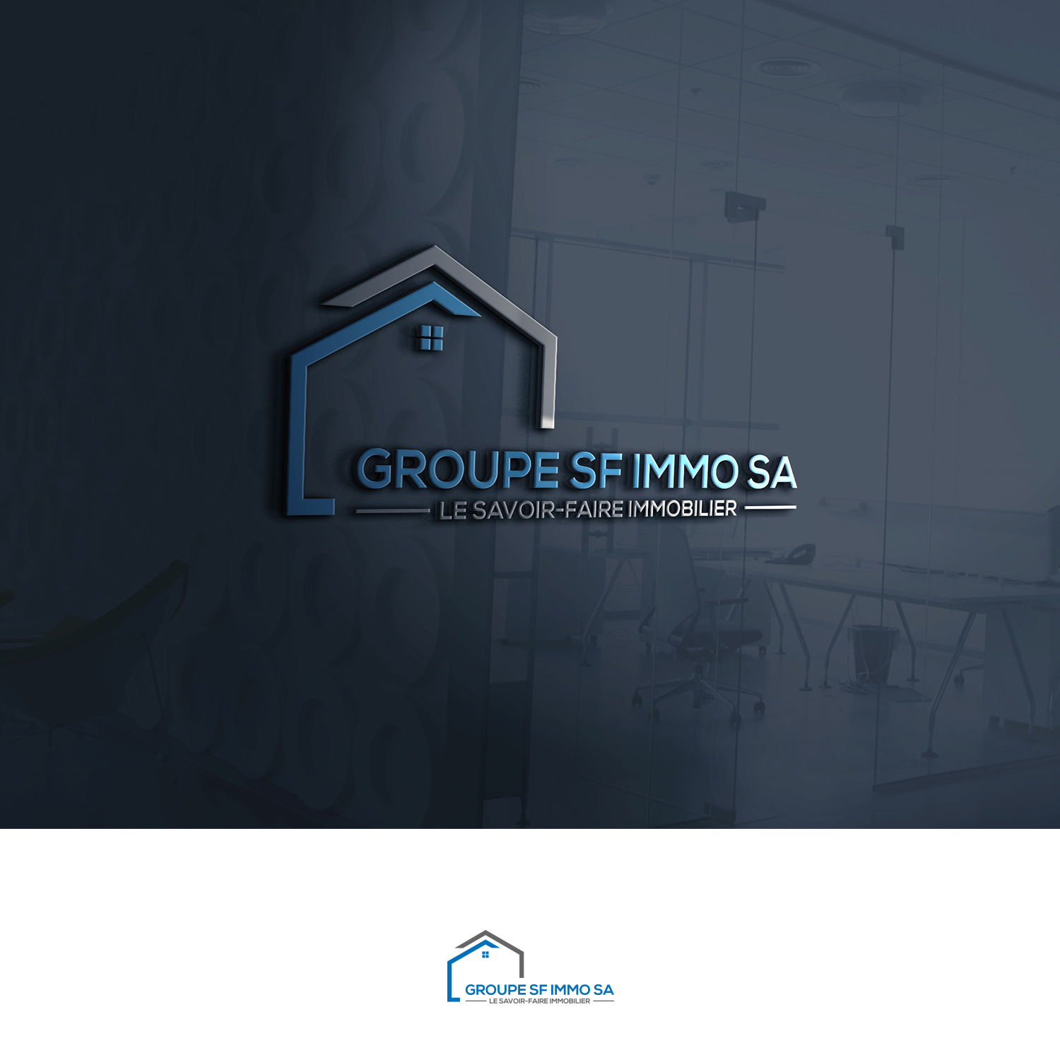 Elegant, Playful, Real Estate Logo Design for Groupe SF Immo SA and ...