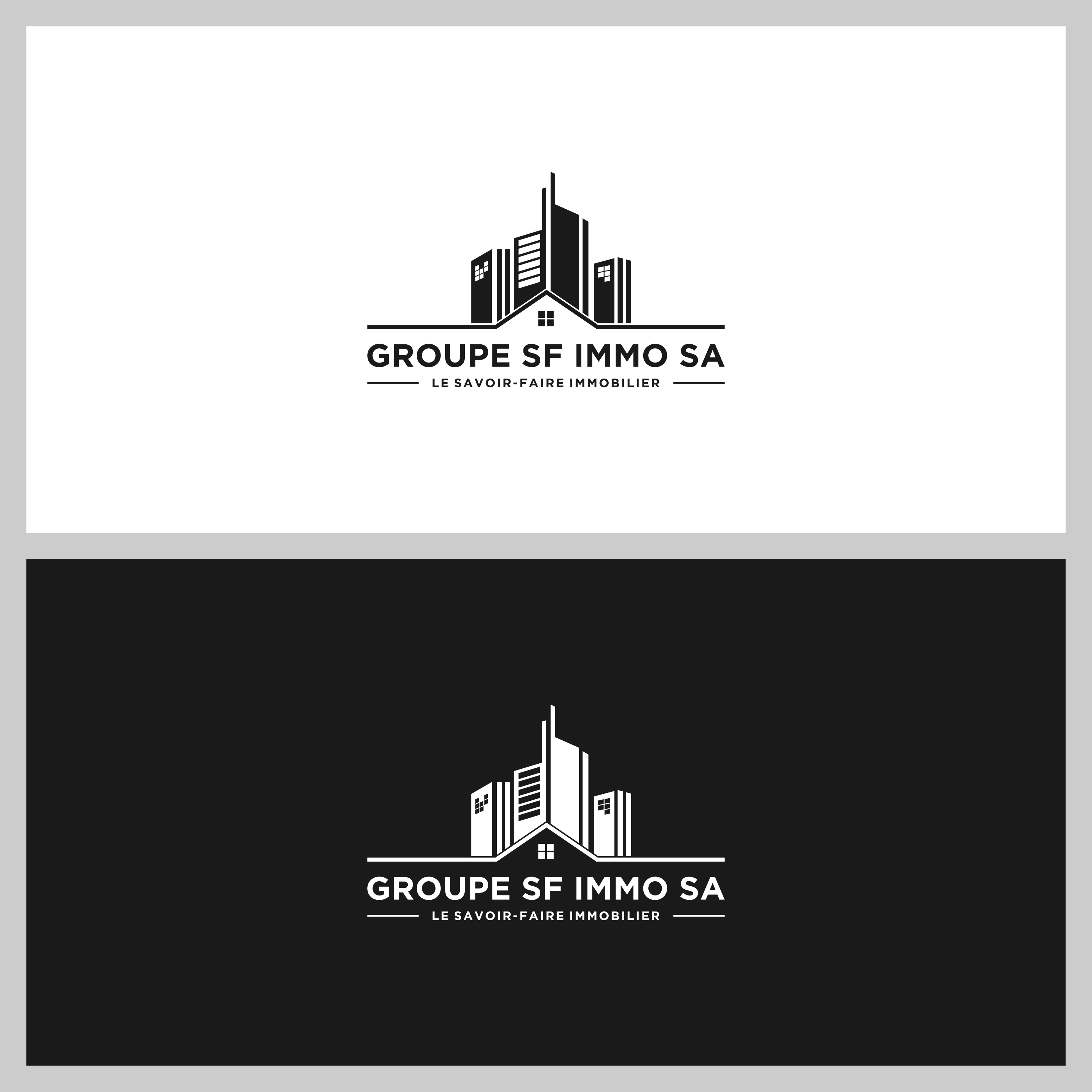 Elegant, Playful, Real Estate Logo Design for Groupe SF Immo SA and ...