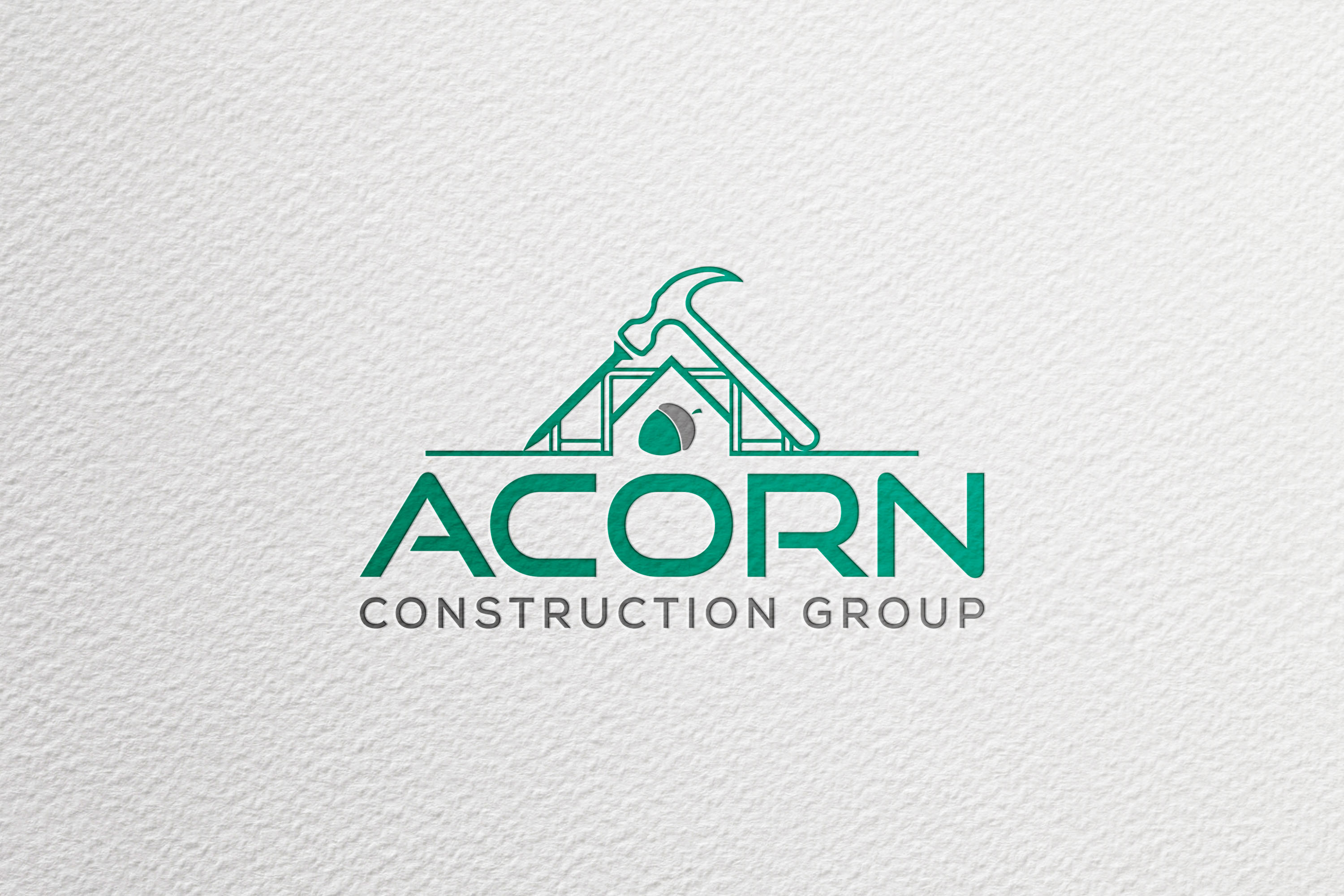 Elegant, Playful, Construction Logo Design for Acorn Construction Group ...