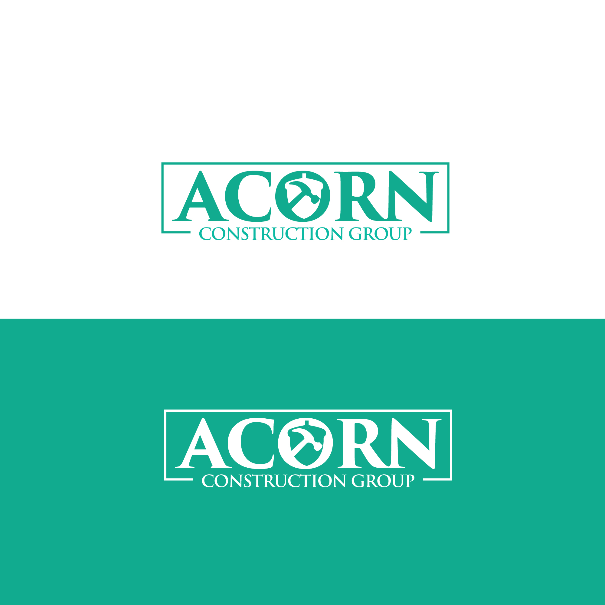 Elegant, Playful, Construction Logo Design for Acorn Construction Group ...