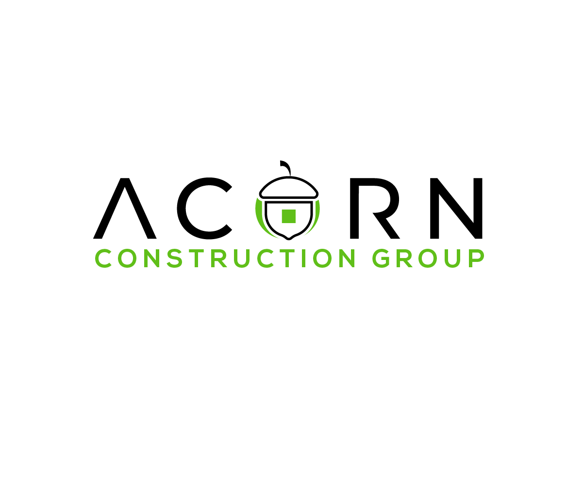 Elegant, Playful, Construction Logo Design for Acorn Construction Group ...