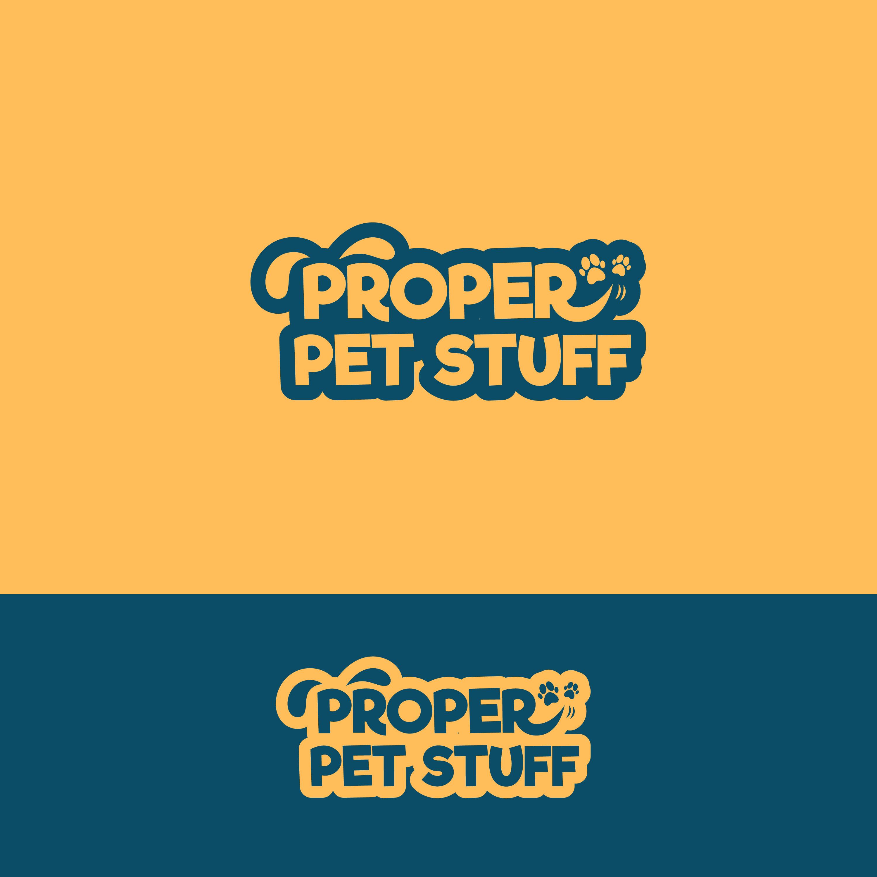 Elegant, Playful, Pets Logo Design for Proper pet stuff (I prefer all ...
