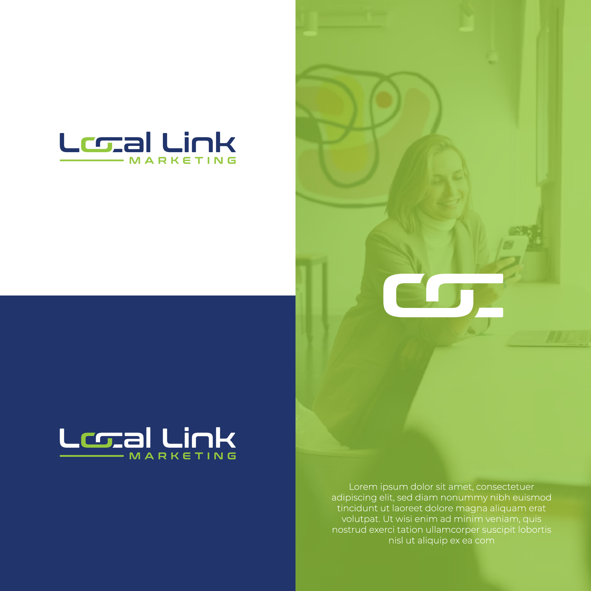 Bold, Serious, Local Adverting Agency Logo Design for Local Link ...