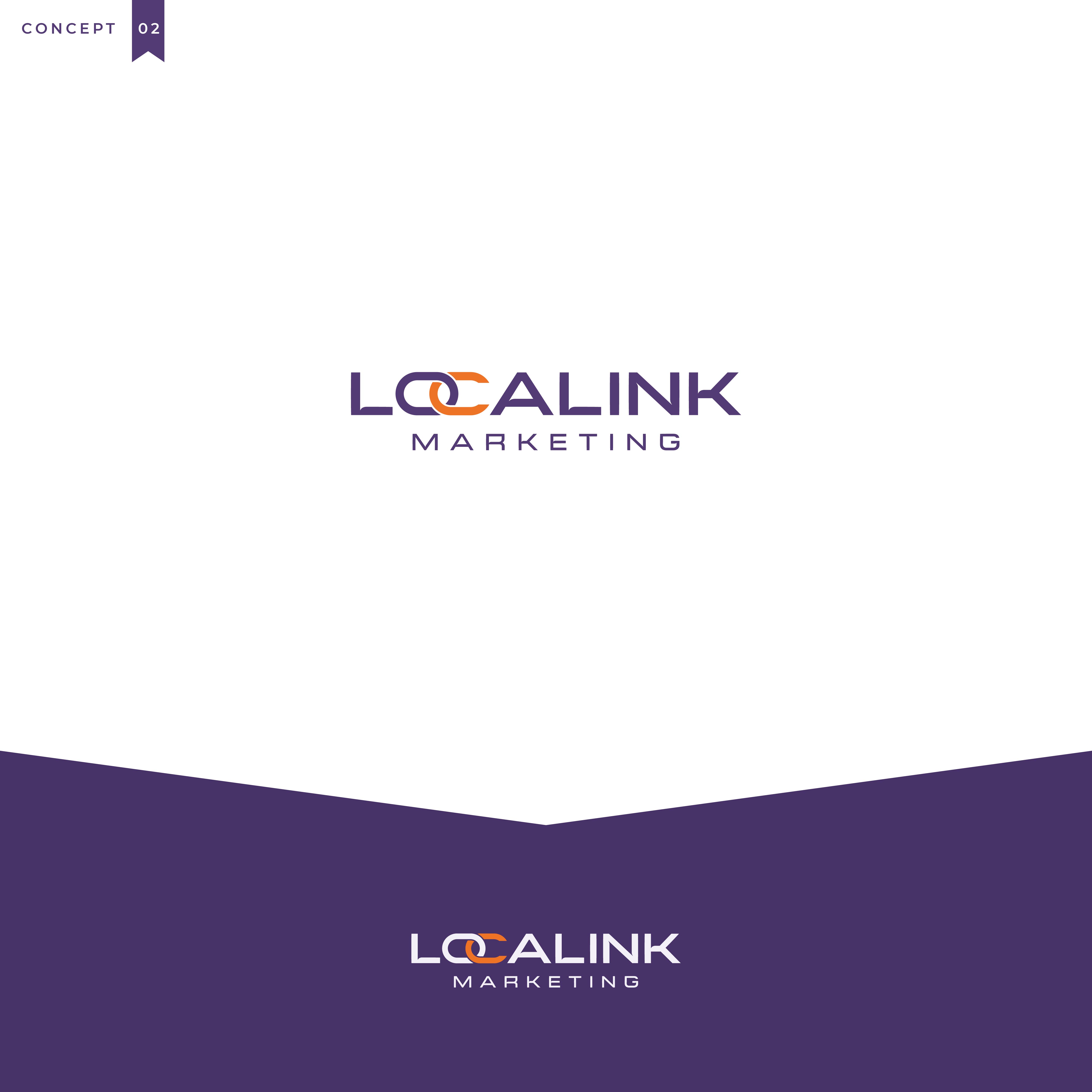 Bold, Serious, Local Adverting Agency Logo Design for Local Link ...