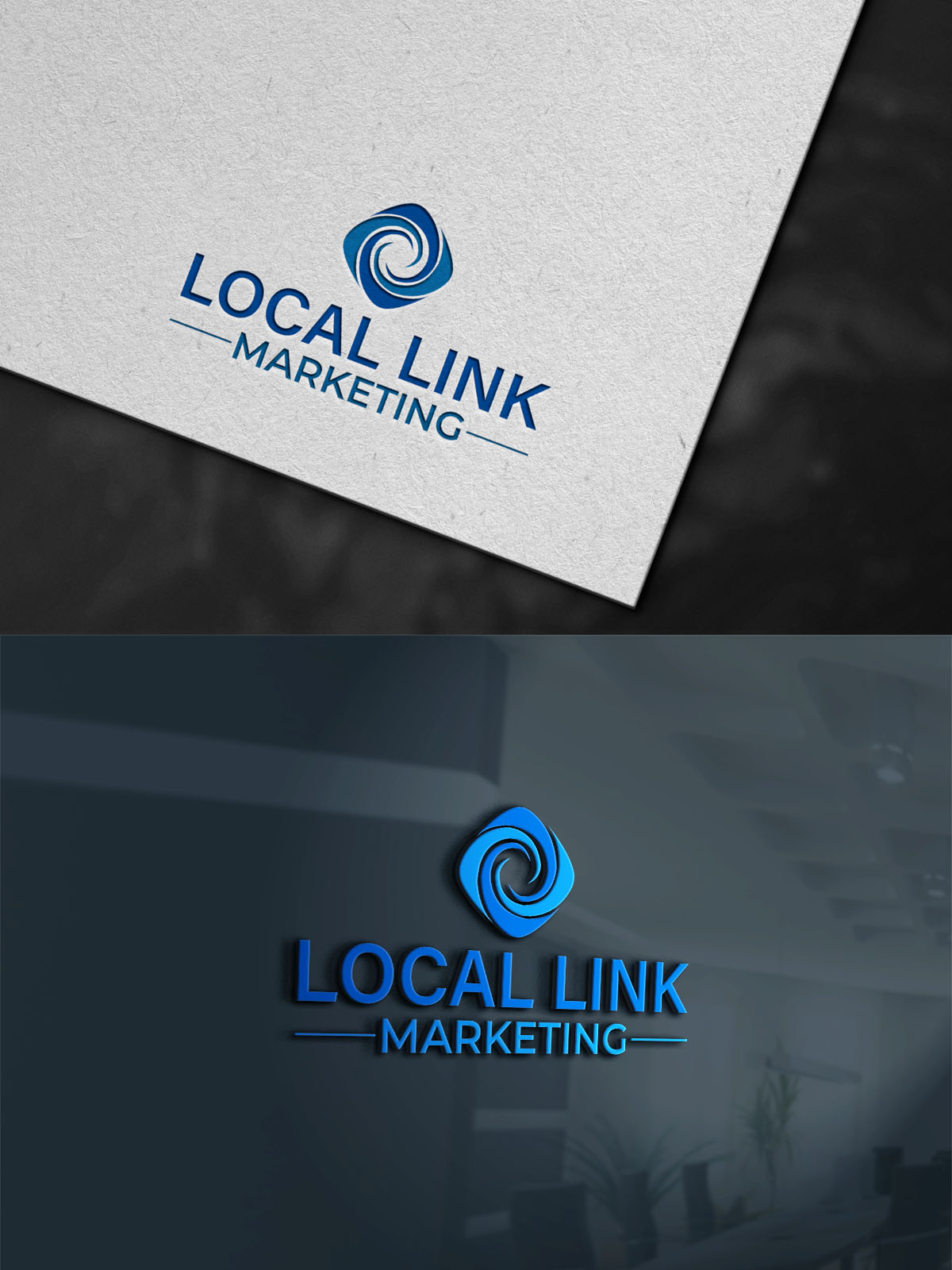 Bold, Serious, Local Adverting Agency Logo Design for Local Link ...