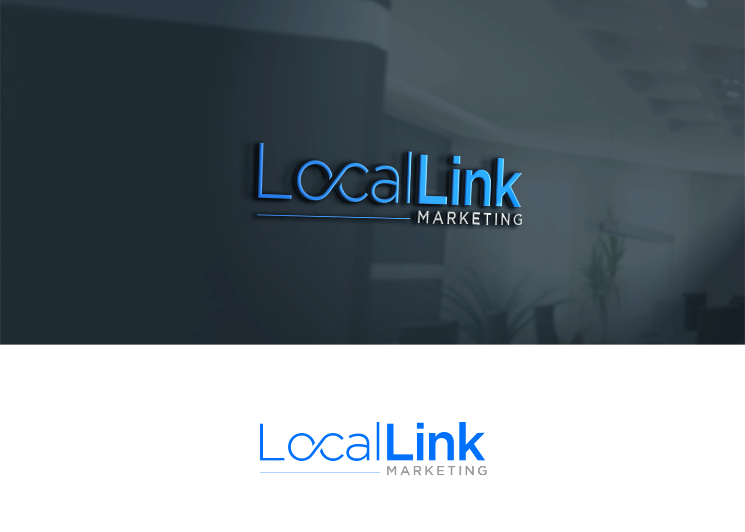 Bold, Serious, Local Adverting Agency Logo Design for Local Link ...