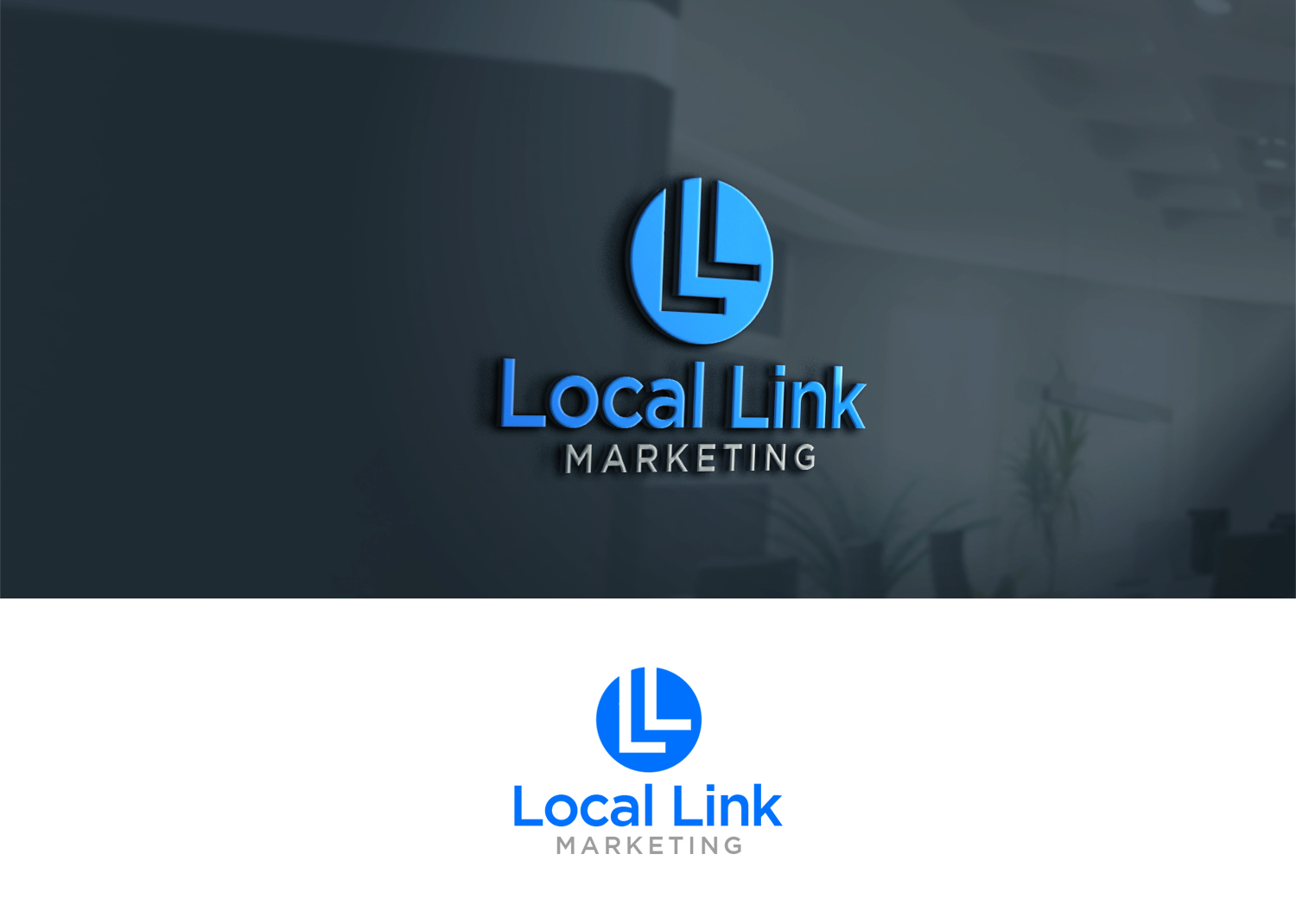 Bold, Serious, Local Adverting Agency Logo Design for Local Link ...