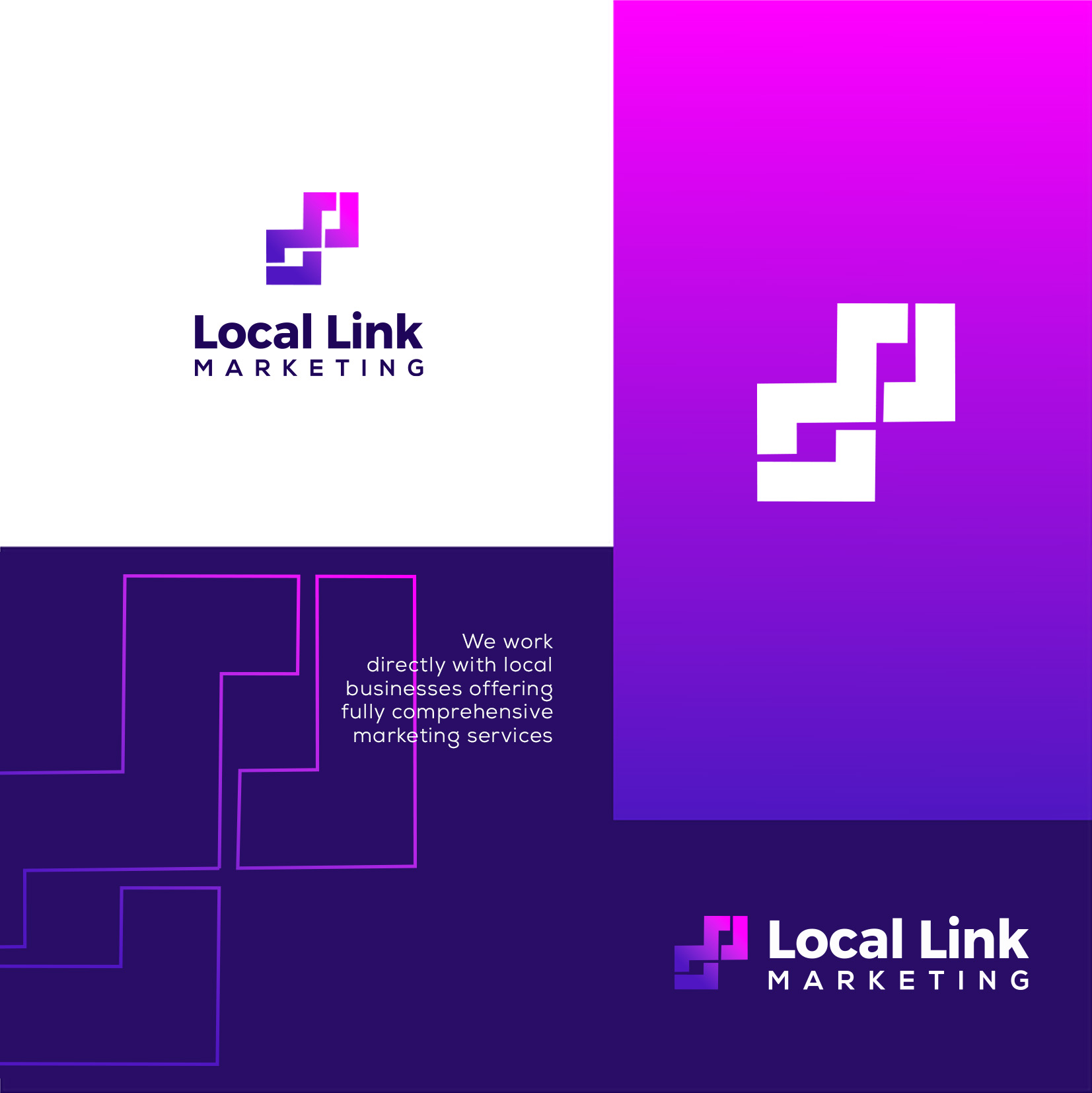 Bold, Serious, Local Adverting Agency Logo Design for Local Link ...