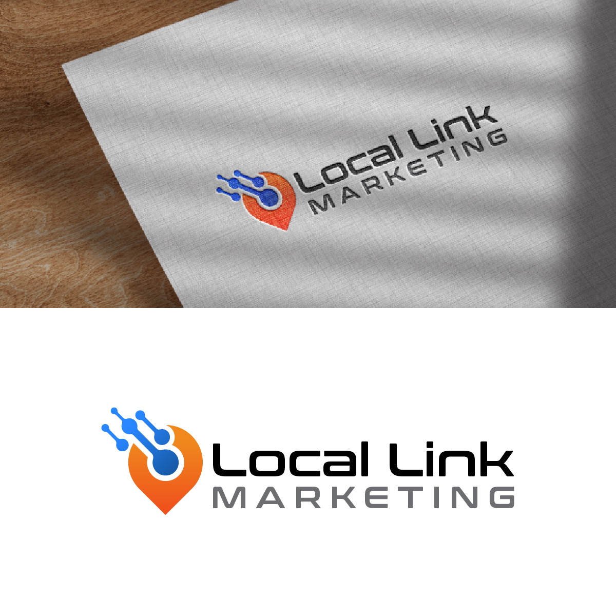 Bold, Serious, Local Adverting Agency Logo Design for Local Link ...