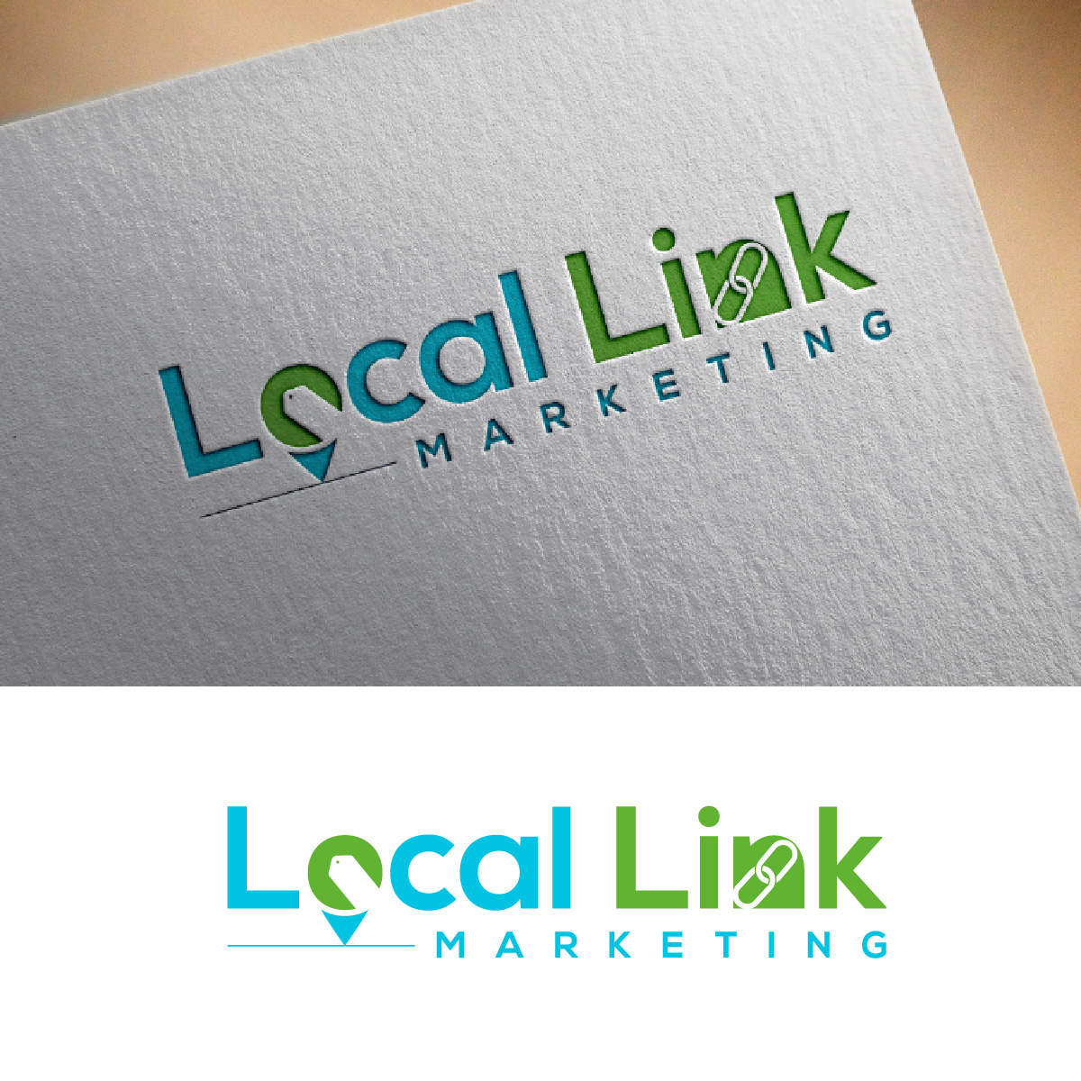 Bold, Serious, Local Adverting Agency Logo Design for Local Link ...