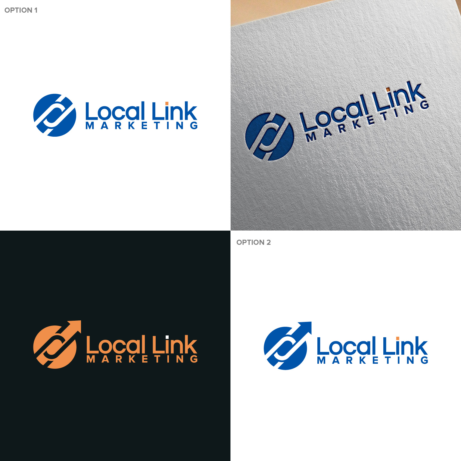 Bold, Serious, Local Adverting Agency Logo Design for Local Link ...
