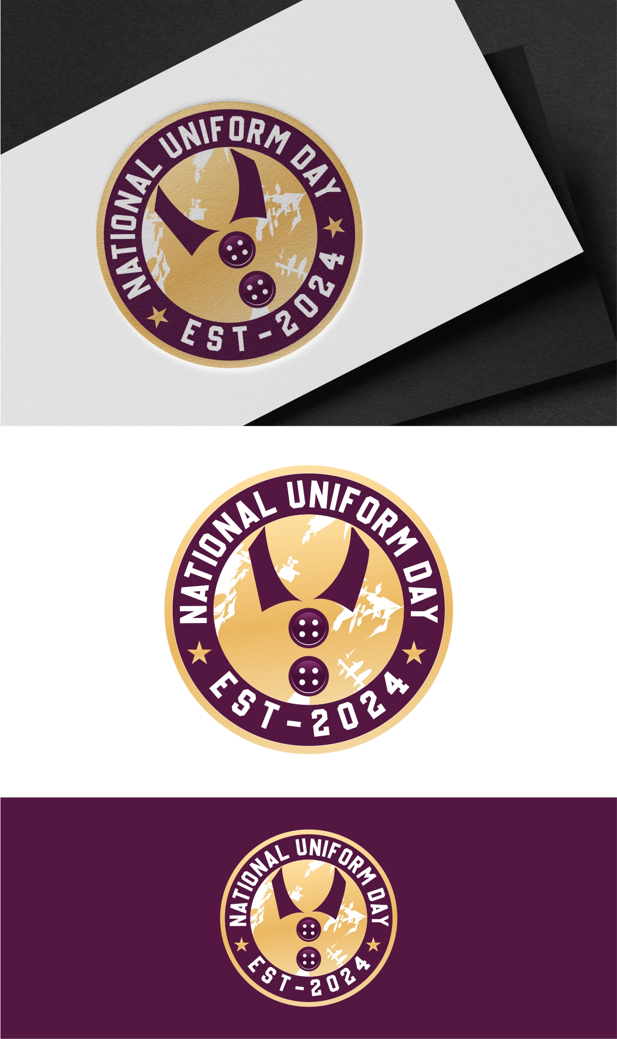 Logo Design for National Uniform Day by Loknath | Design #33097953