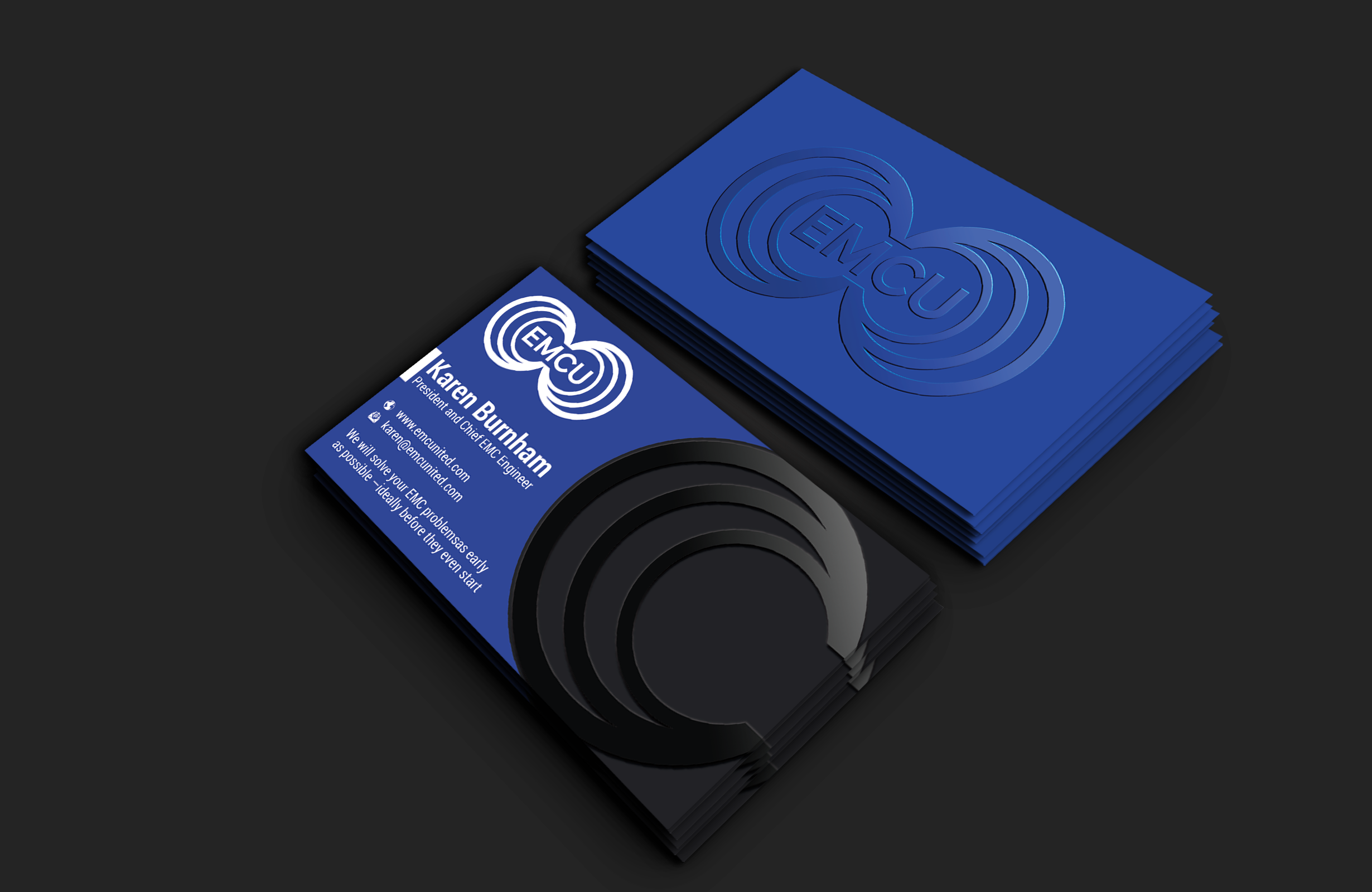 Serious, Bold, Electrical engineering Business Card Design for a ...