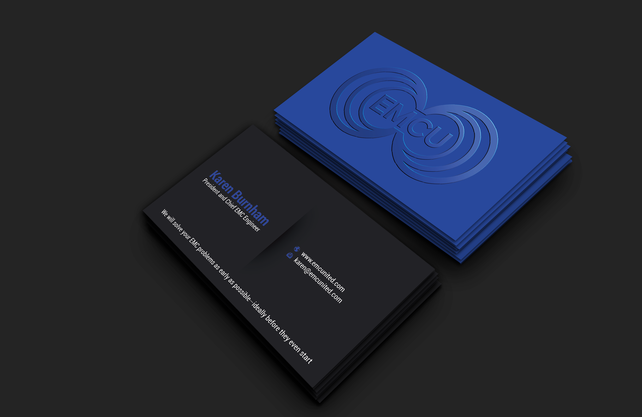 Serious, Bold, Electrical engineering Business Card Design for a ...