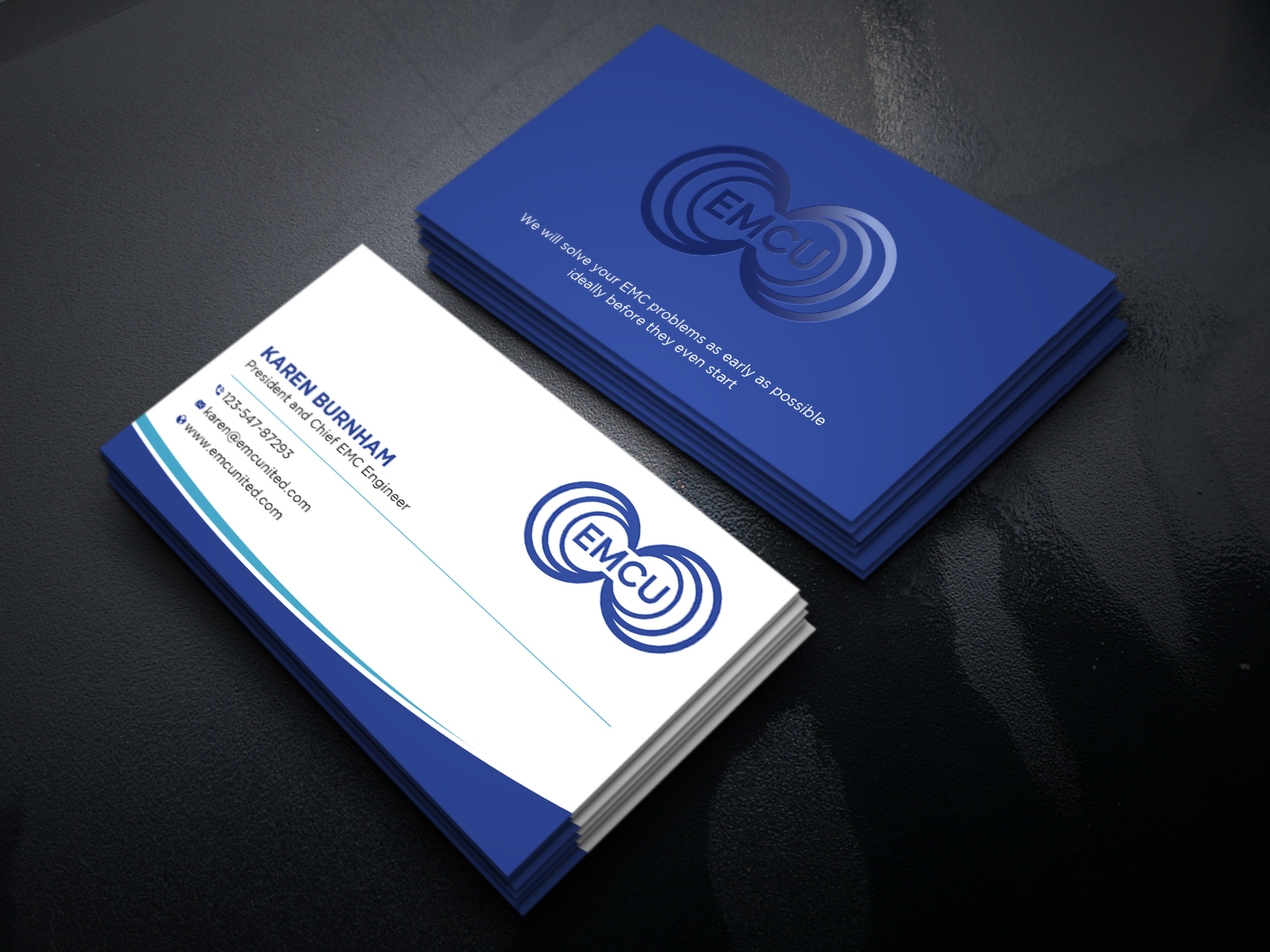 Serious, Bold, Electrical engineering Business Card Design for a ...