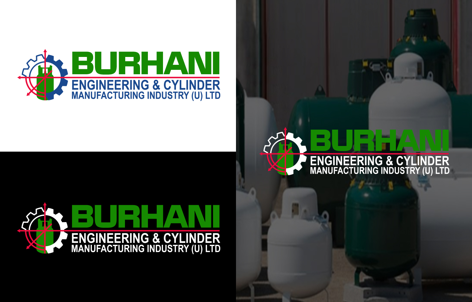Bold, Serious, Gas cylinder manufacturing, engineering industry Logo ...