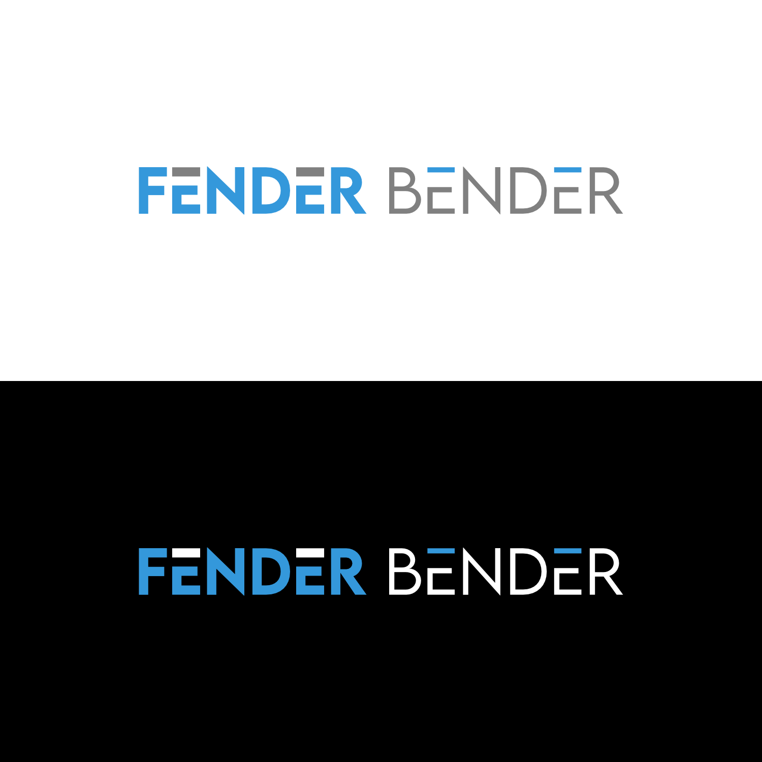 Playful, Modern Logo Design for Fender Bender by F_DSGN | Design #33103008