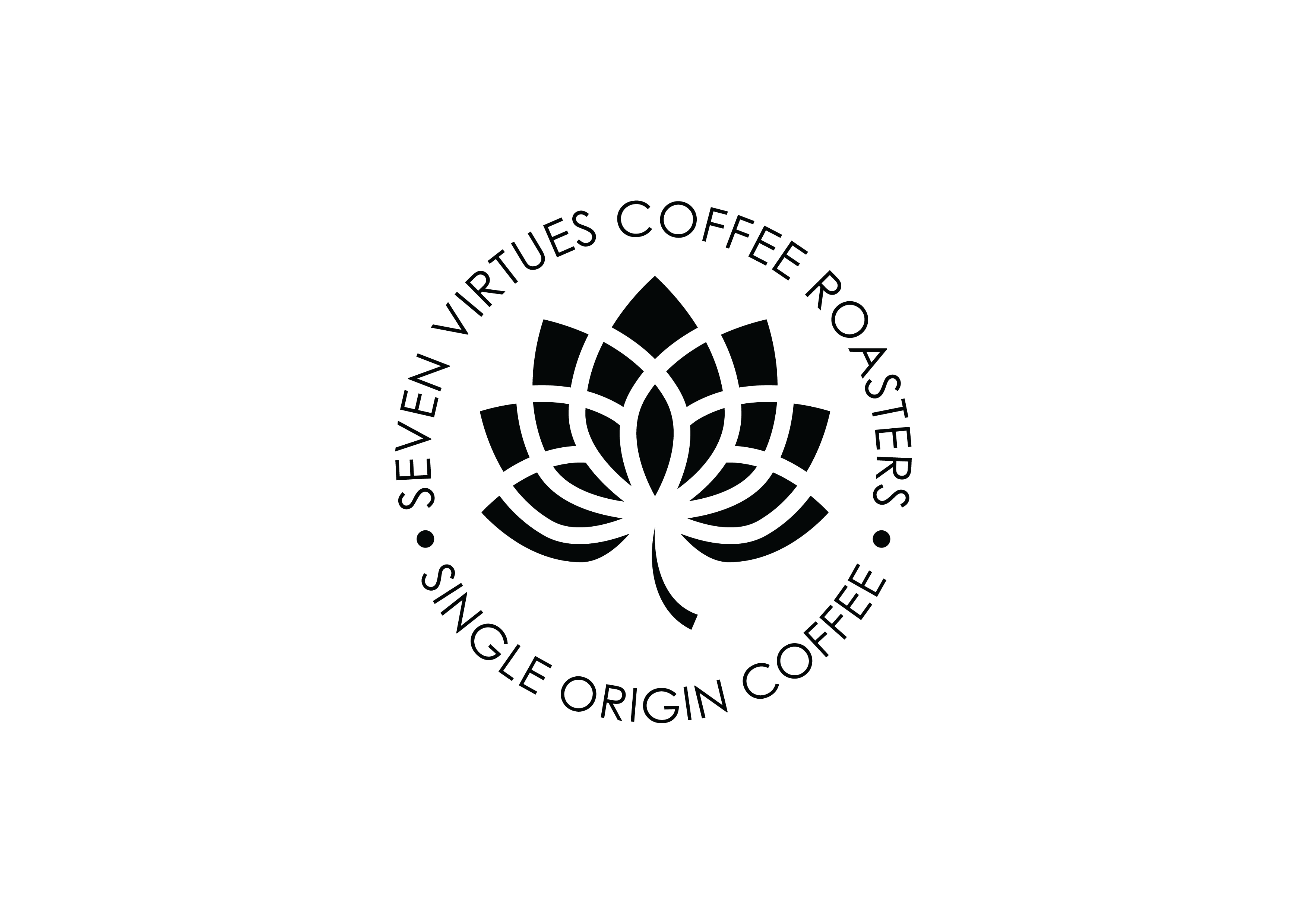 Elegant, Playful Logo Design for Seven Virtues Coffee Roasters. Single ...