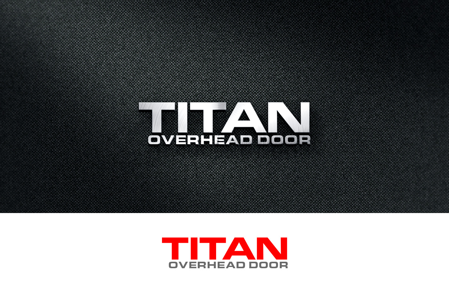 Bold, Serious, Commercial construction Logo Design for TITAN Overhead ...
