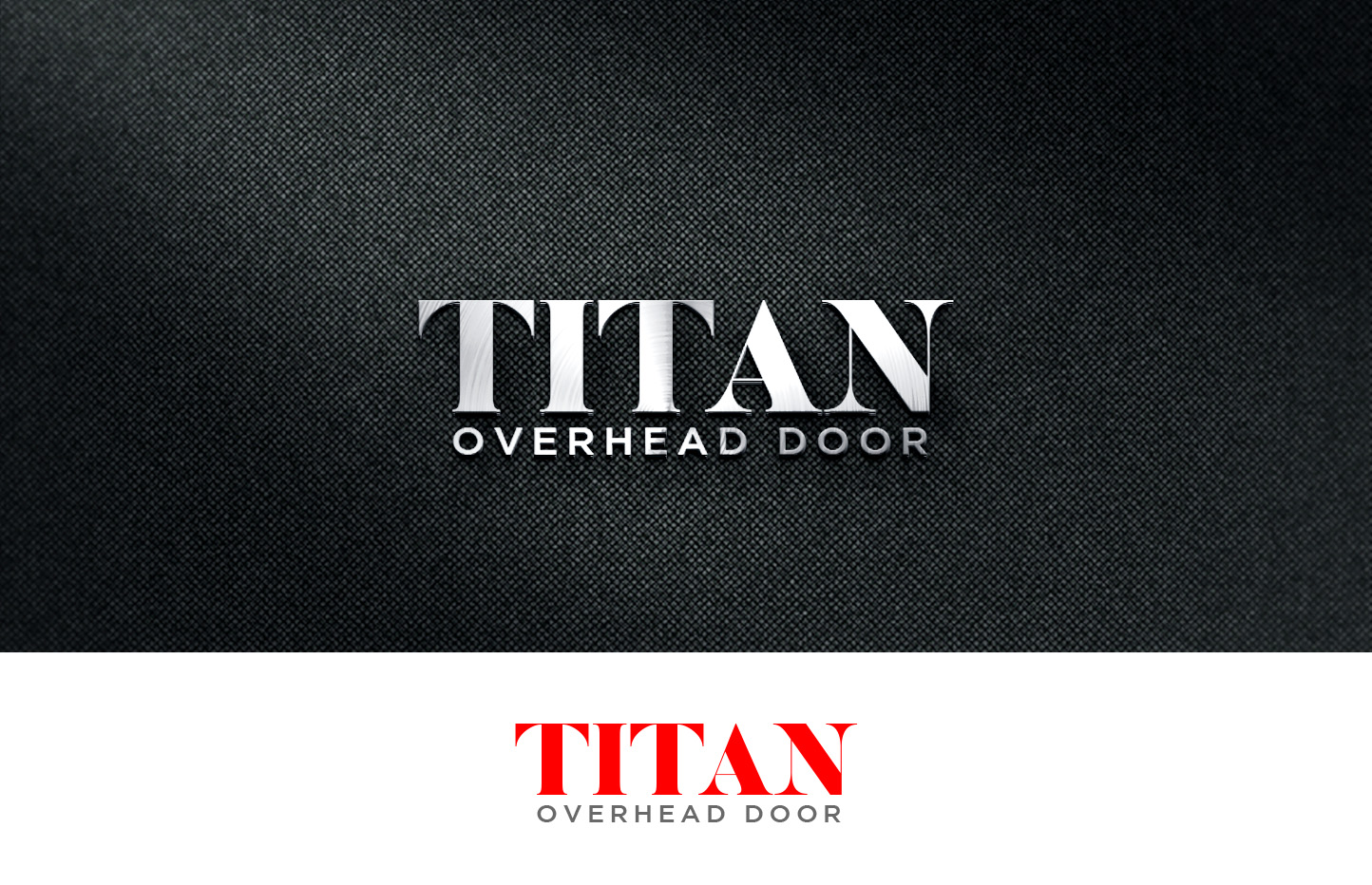 Bold, Serious, Commercial construction Logo Design for TITAN Overhead ...