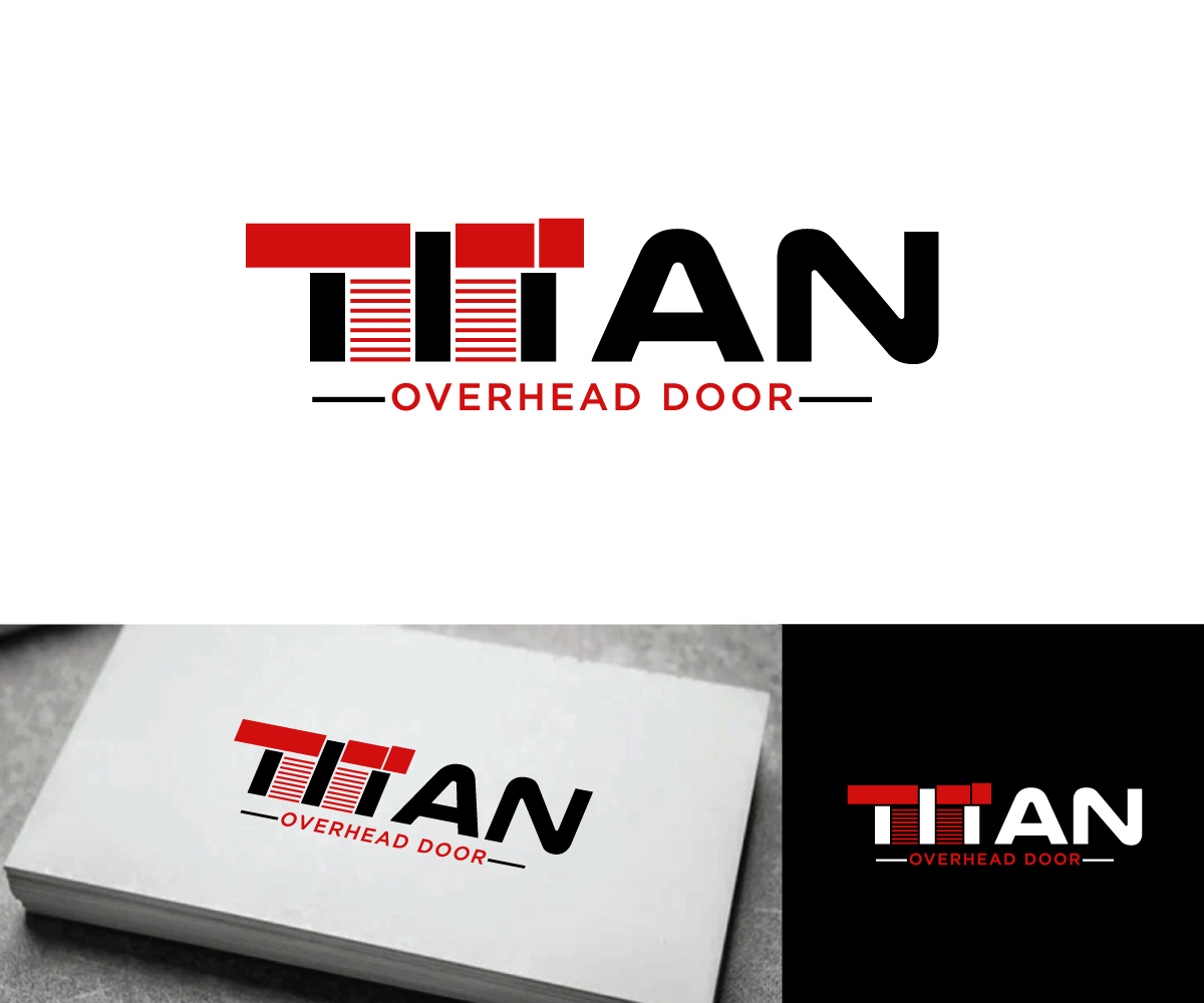 Bold, Serious, Commercial construction Logo Design for TITAN Overhead ...
