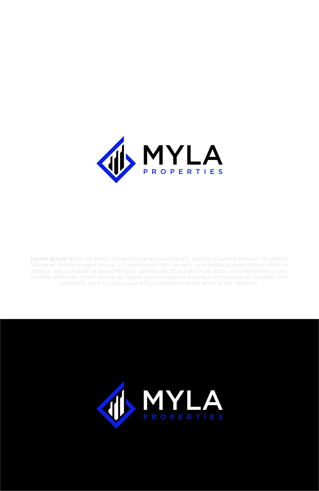 Serious, Conservative, Real estate. Logo Design for MYLA PROPERTIES by cindaku | Design #33124960