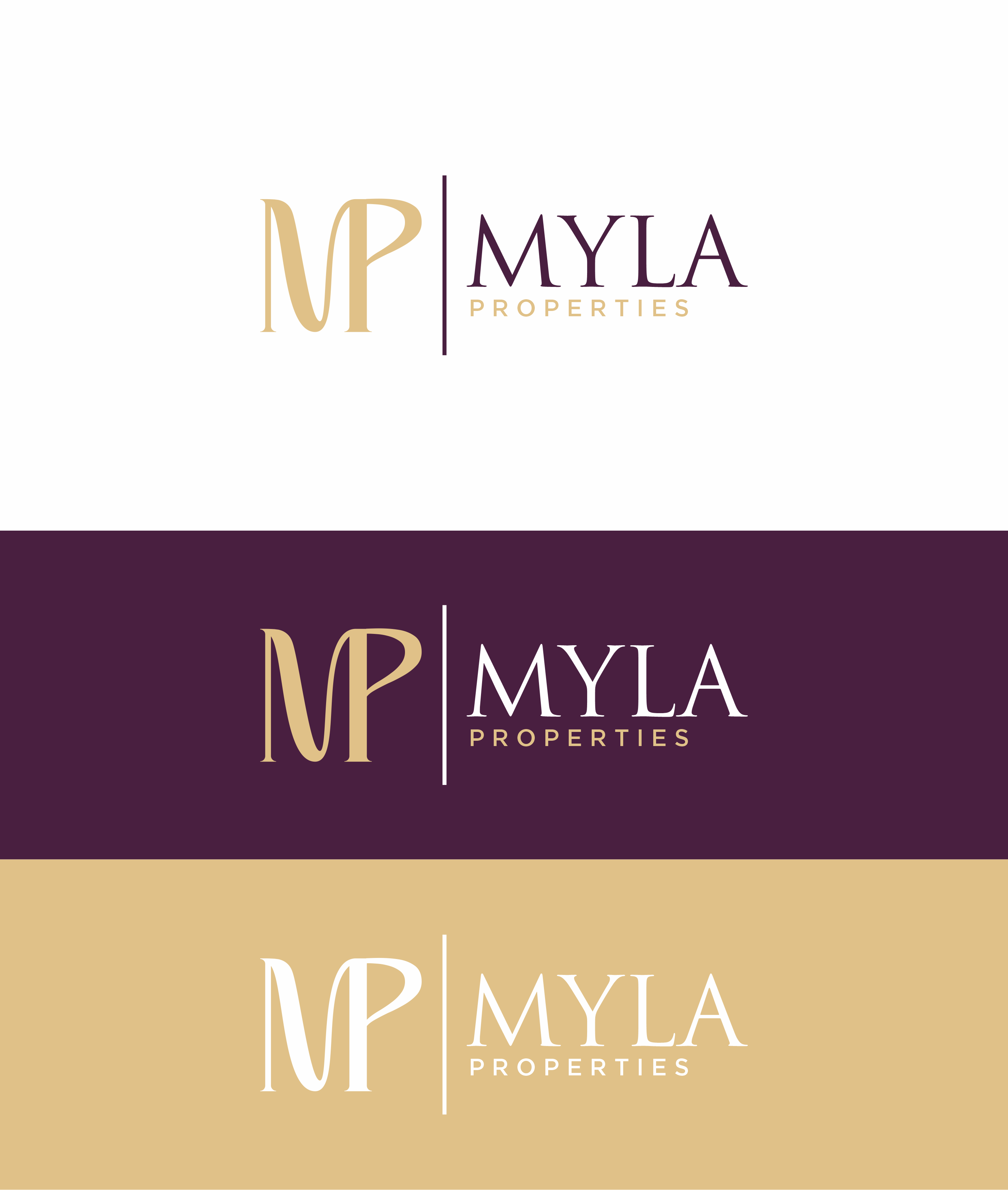 Serious, Conservative, Real estate. Logo Design for MYLA PROPERTIES by saesean | Design #33148608
