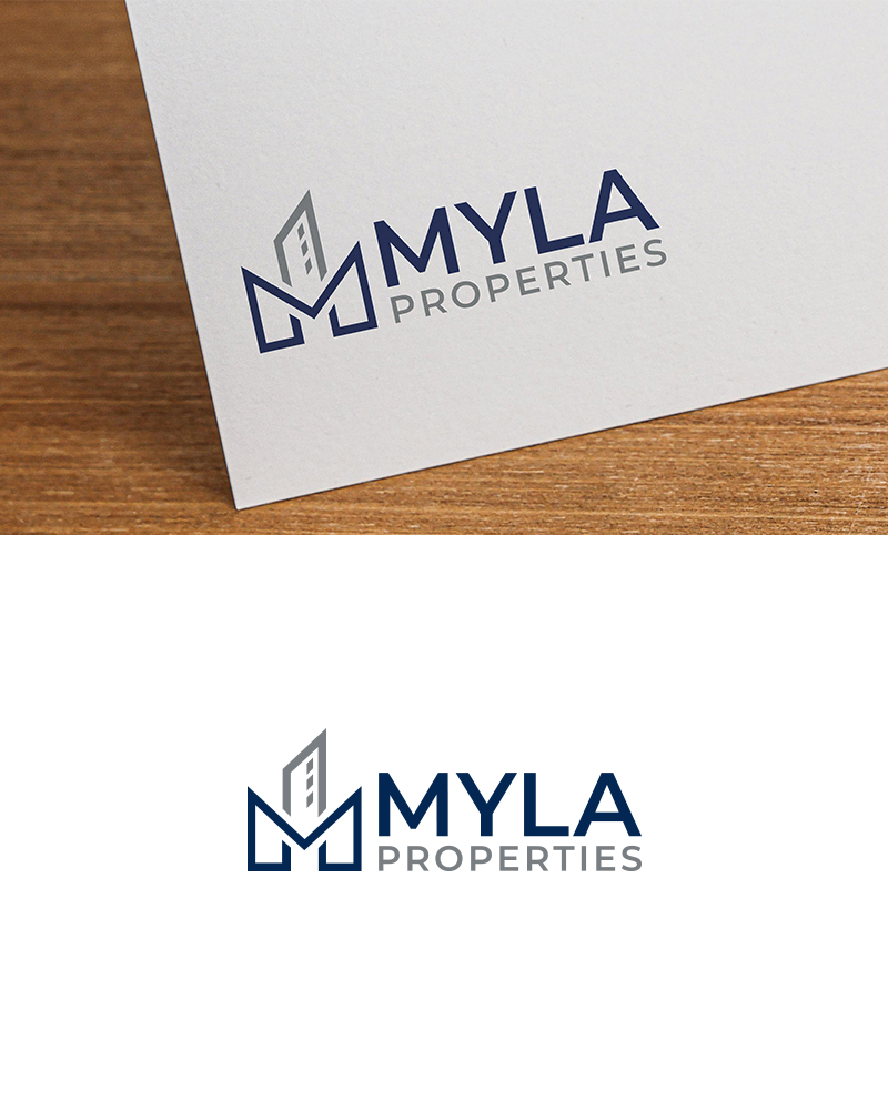 Serious, Conservative, Real estate. Logo Design for MYLA PROPERTIES by Annu Designs | Design ...