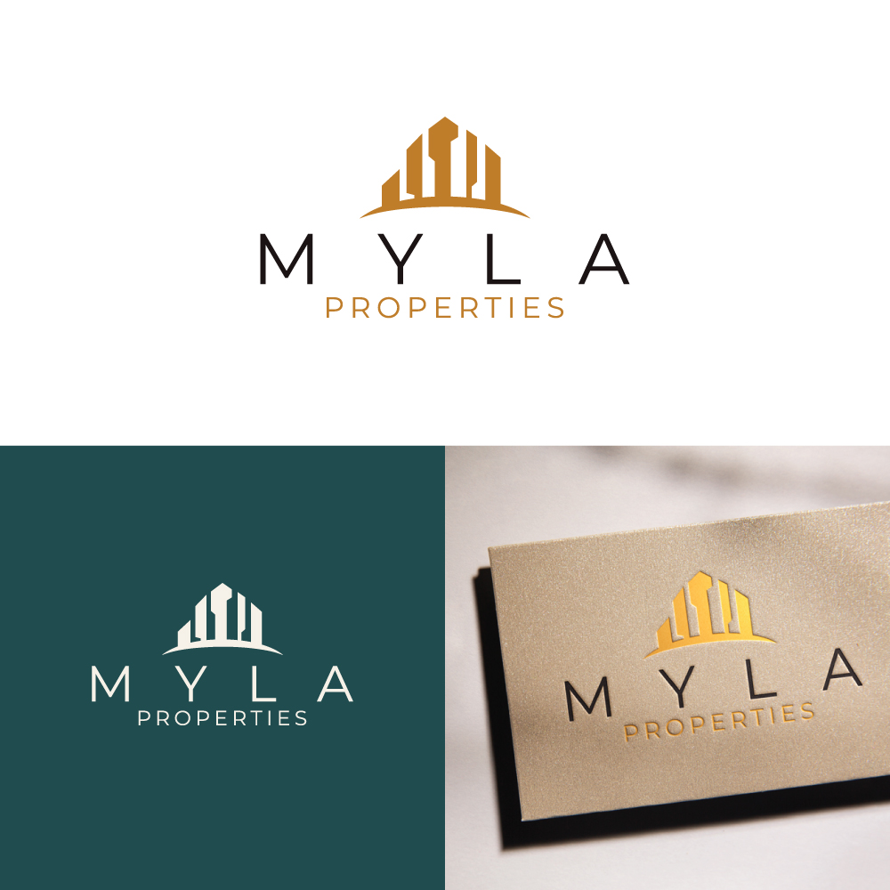 Serious, Conservative, Real estate. Logo Design for MYLA PROPERTIES by Carrie Ver | Design #33125376