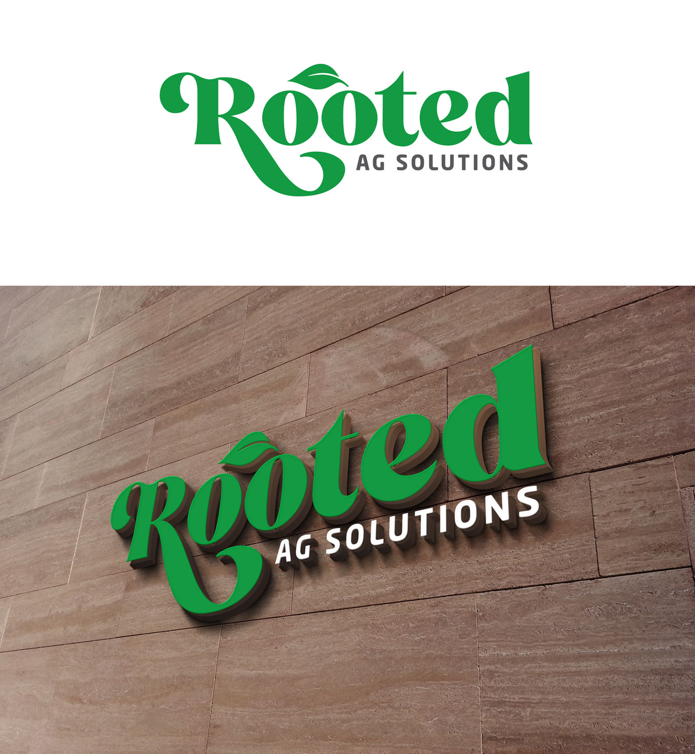Logo Design for Rooted AG Solutions by wdesigner2 | Design #33140410