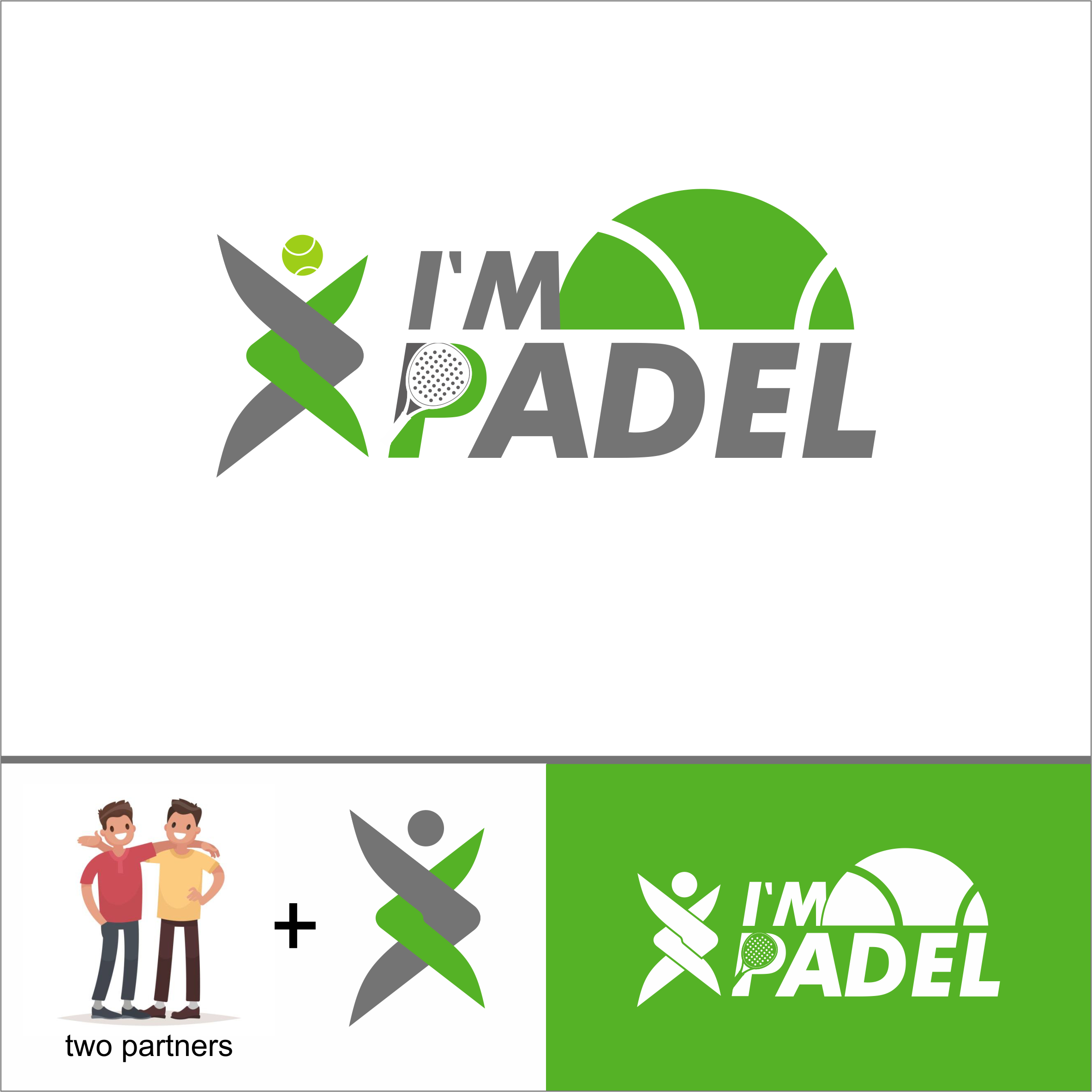 Elegant, Playful Logo Design for I'M Padel by Mas Arief | Design #33126198
