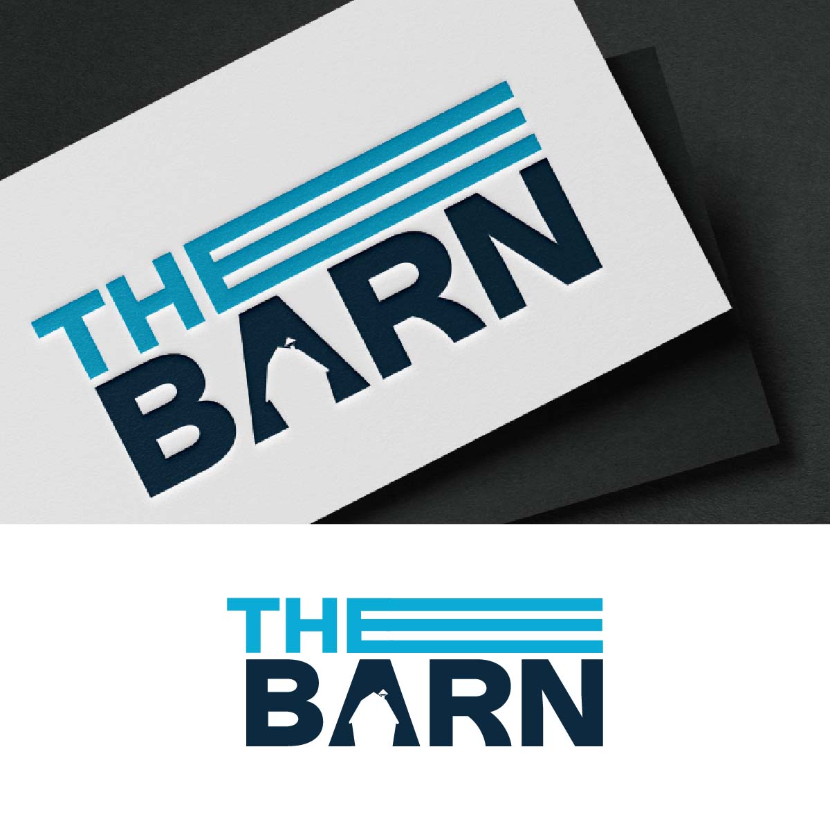 Upmarket, Serious, private clubs Logo Design for The Barn by fly design ...