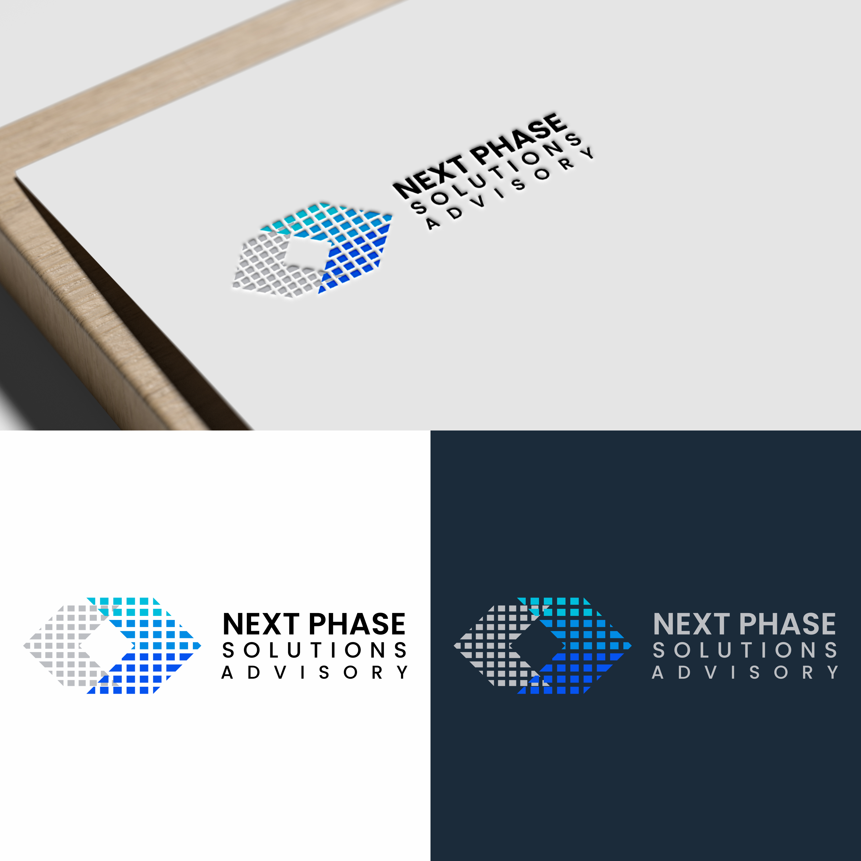 Logo Design for No preference. Could be full name with "advisory", Just ...
