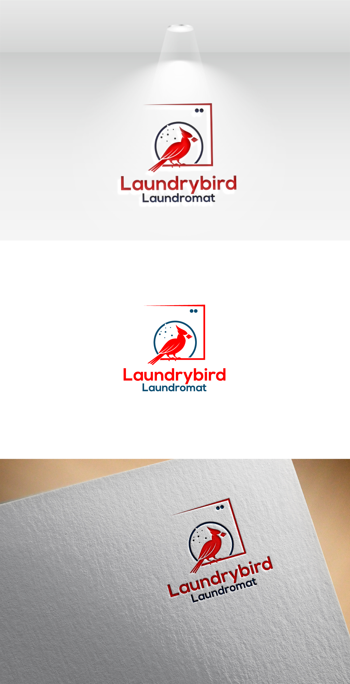 Modern, Bold, Self service laundry Logo Design for Laundrybird ...