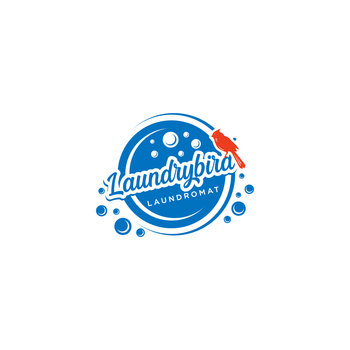 Modern, Bold, Self service laundry Logo Design for Laundrybird ...
