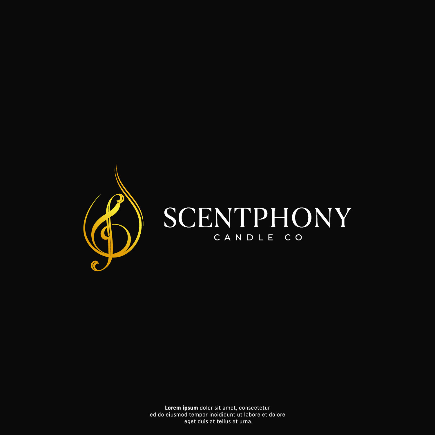 Elegant, Professional, Candle Company Logo Design for Scentphony Candle ...