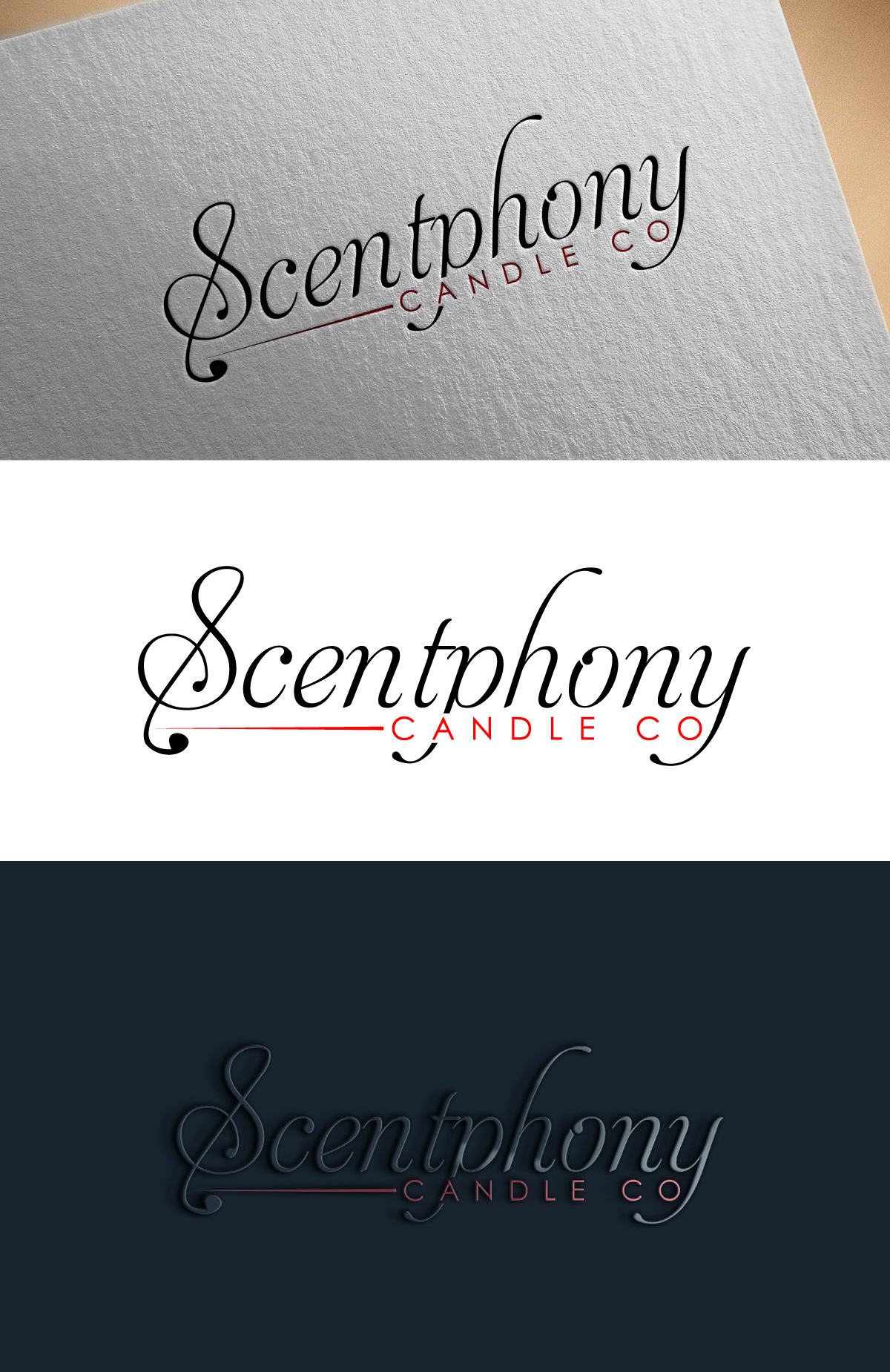 Elegant, Professional, Candle Company Logo Design for Scentphony Candle ...