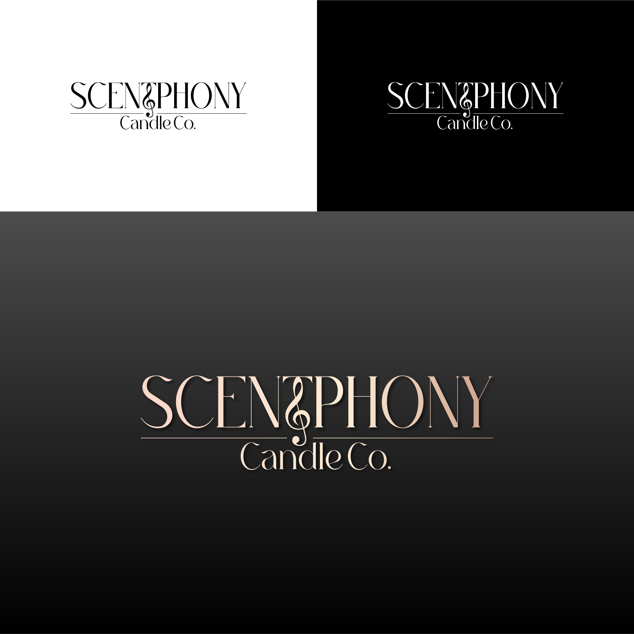 Elegant, Professional, Candle Company Logo Design for Scentphony Candle ...