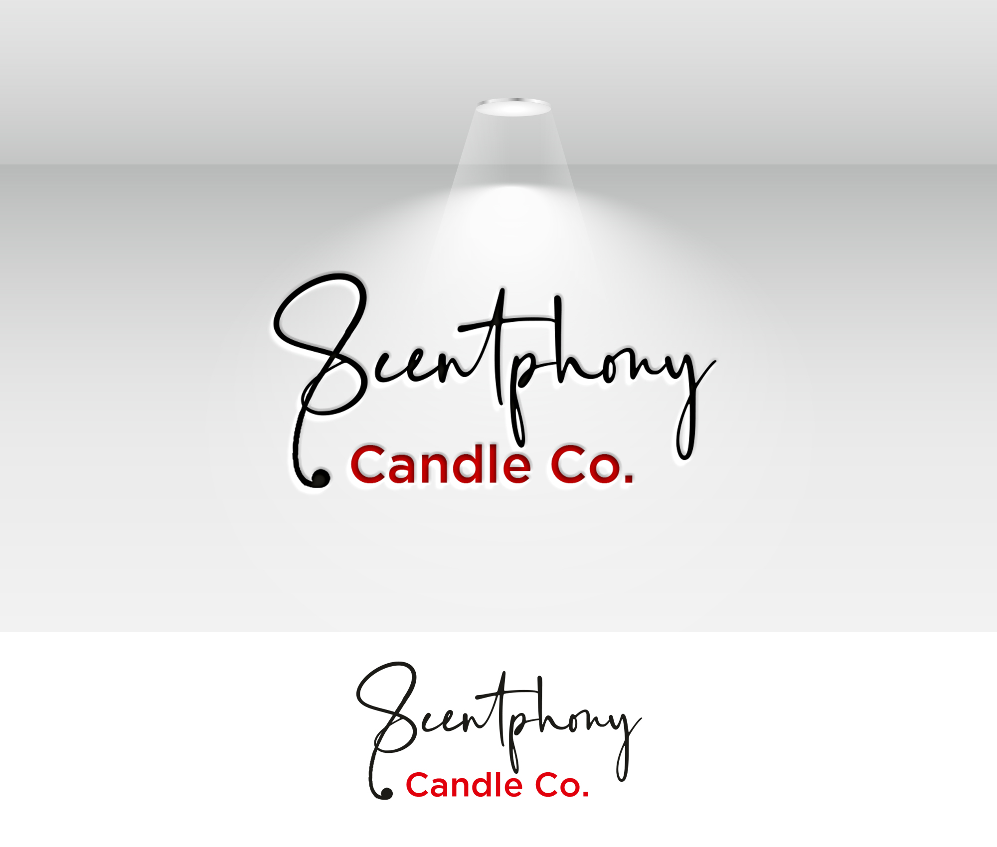 Elegant, Professional, Candle Company Logo Design for Scentphony Candle ...