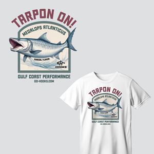 TARPON FISHING SHIRT | 15 T-shirt Designs for a business in United States