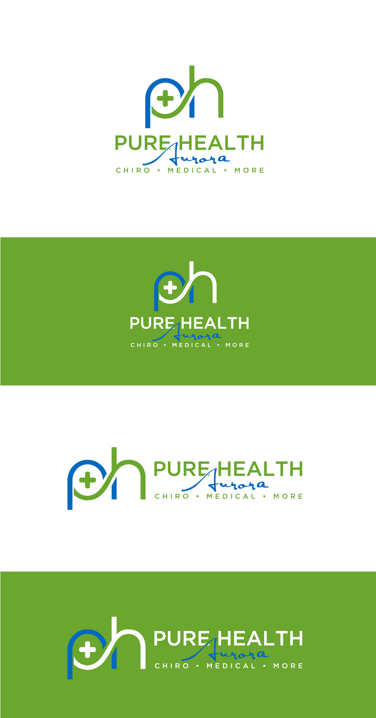 Personable, Bold, Medical Logo Design for Pure Health Aurora (Optional ...