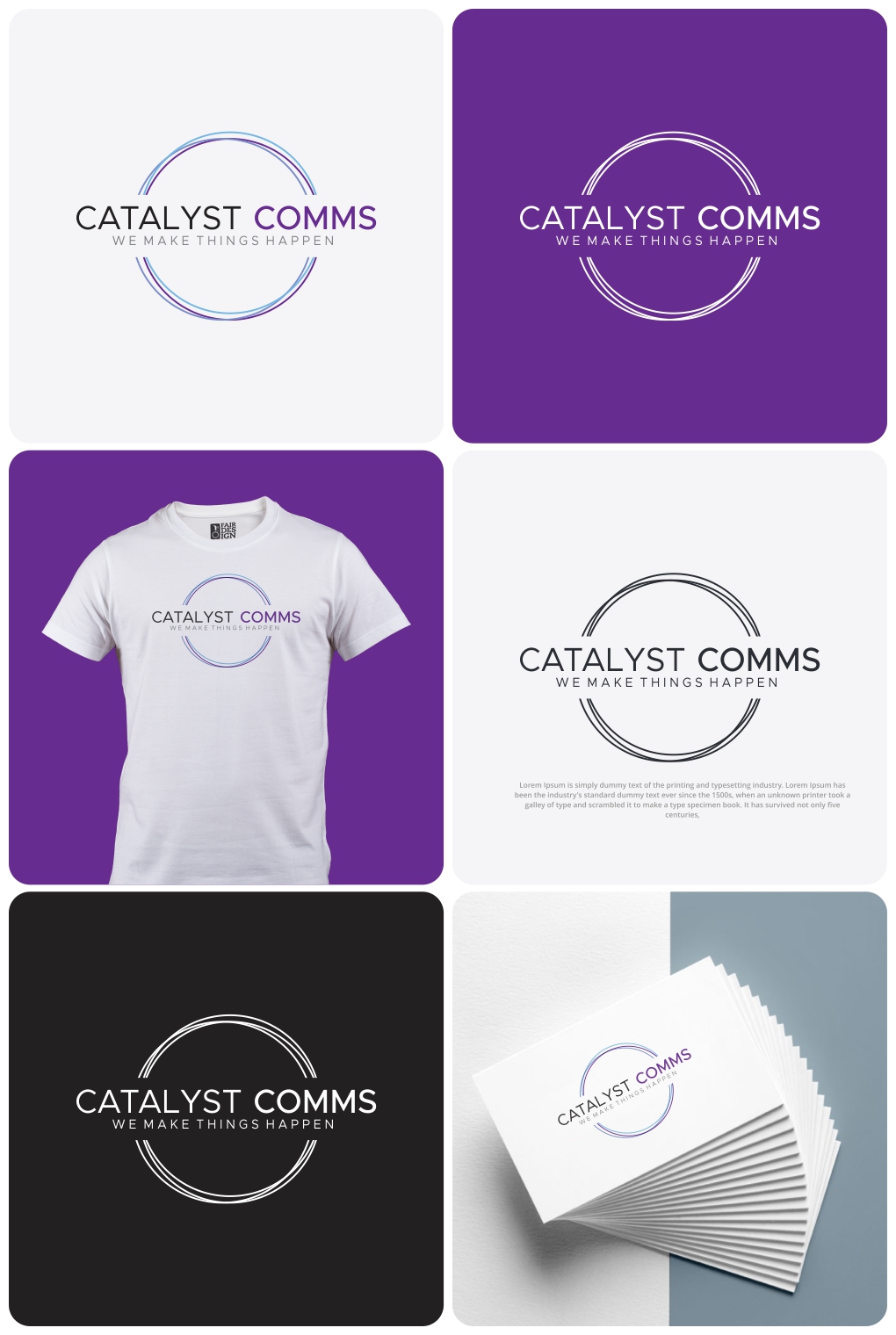 Modern, Upmarket Logo Design for Catalyst Comms (Company Name) We Make ...